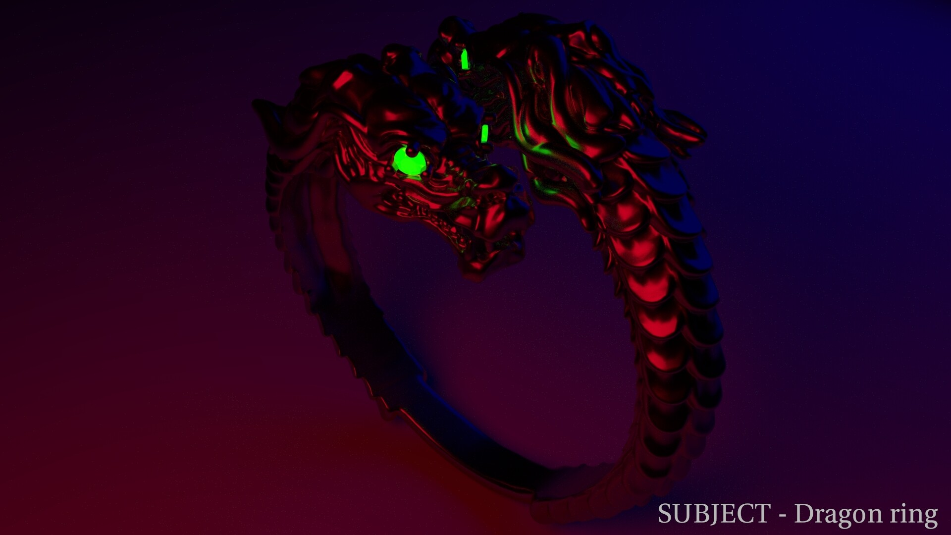 ArtStation - CG Dragon ring