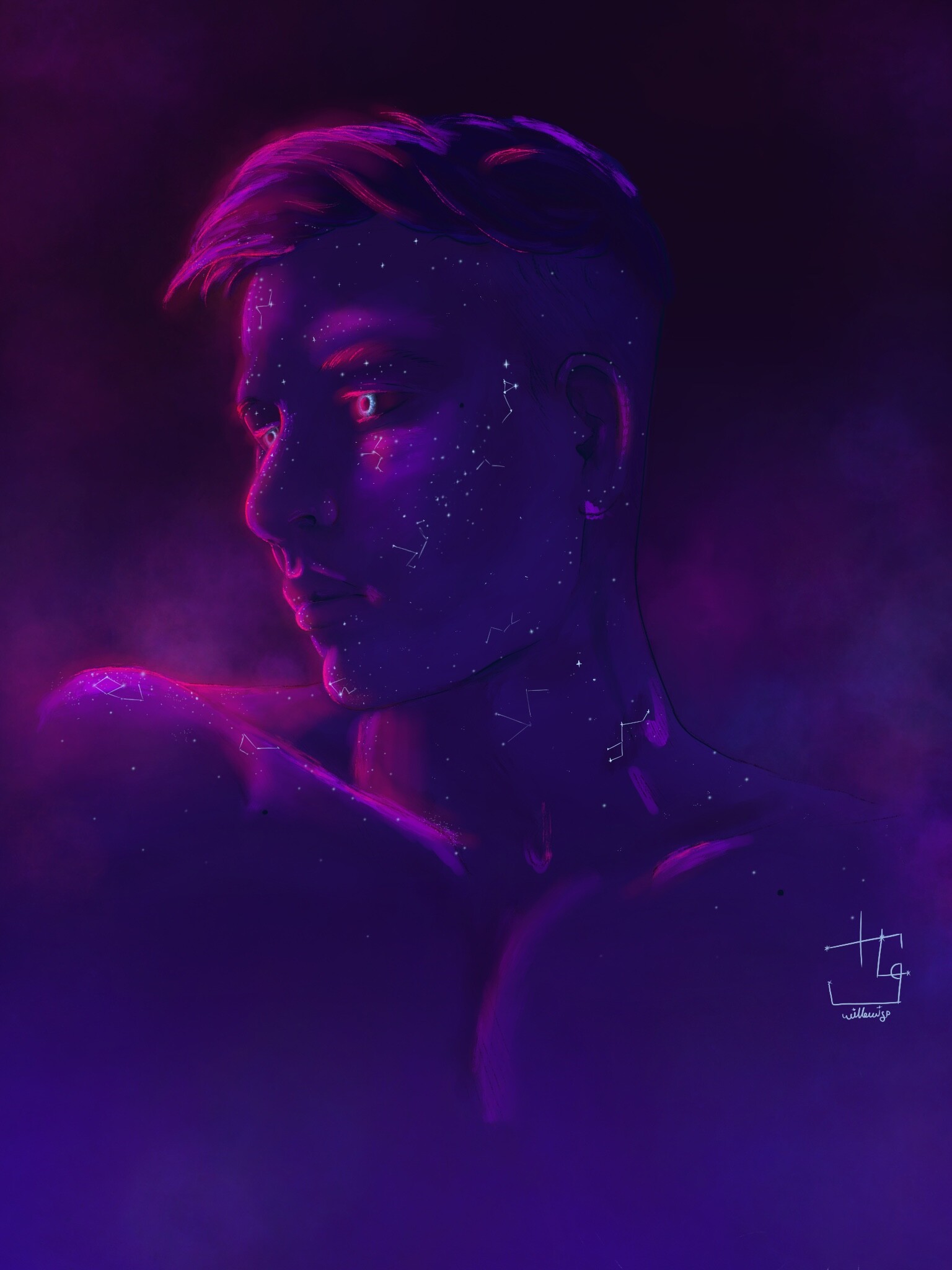 ArtStation - Cosmic Portrait