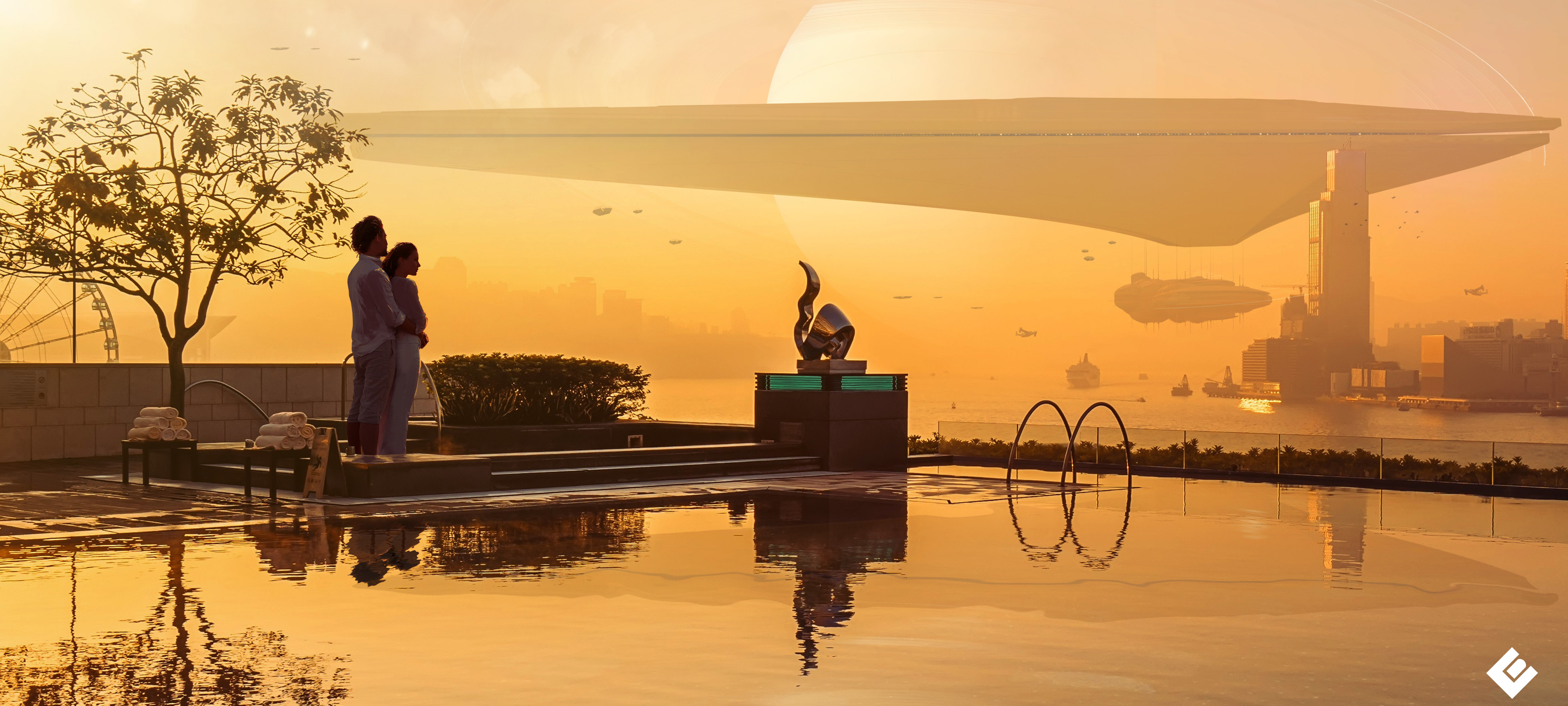 sunset by Col Price : r/ImaginaryStarships