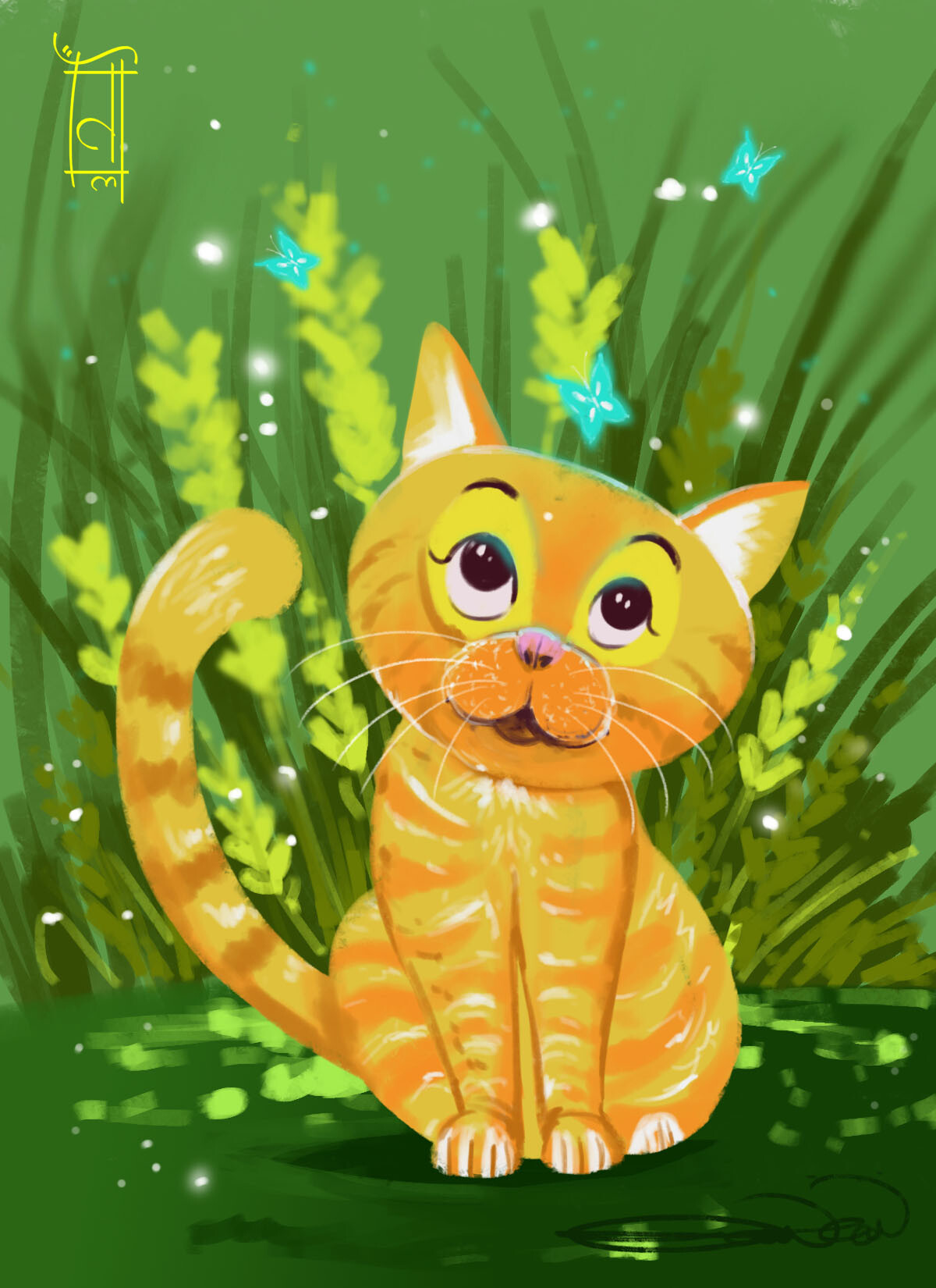 ArtStation - cat illustration