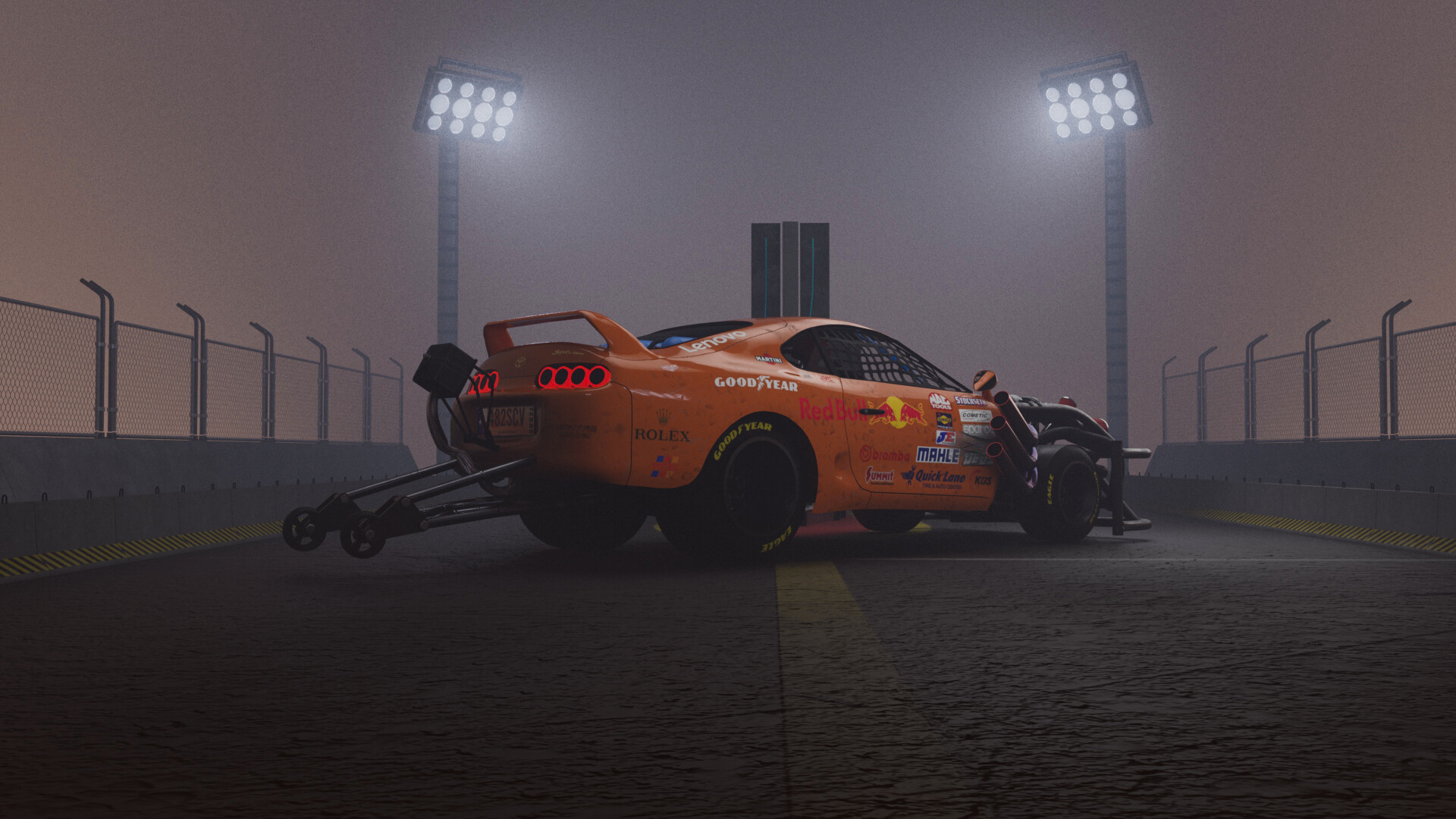 CHAKERI - Toyota Supra MK4 drag race