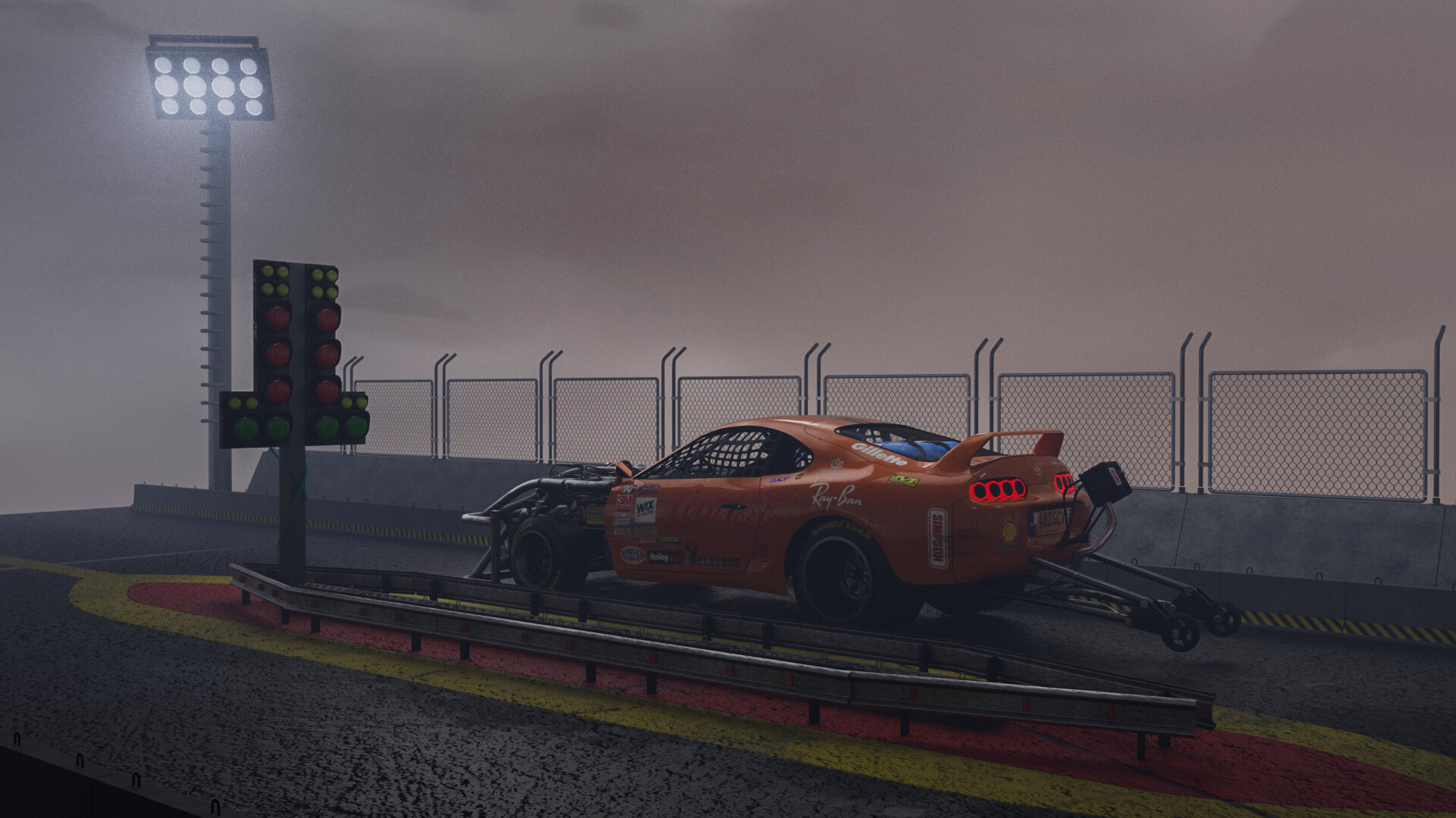 CHAKERI - Toyota Supra MK4 drag race