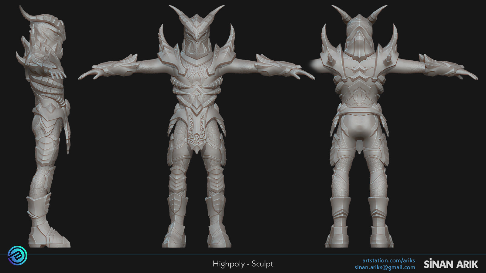 Sinan Arık - Dragonic Stylized Armor