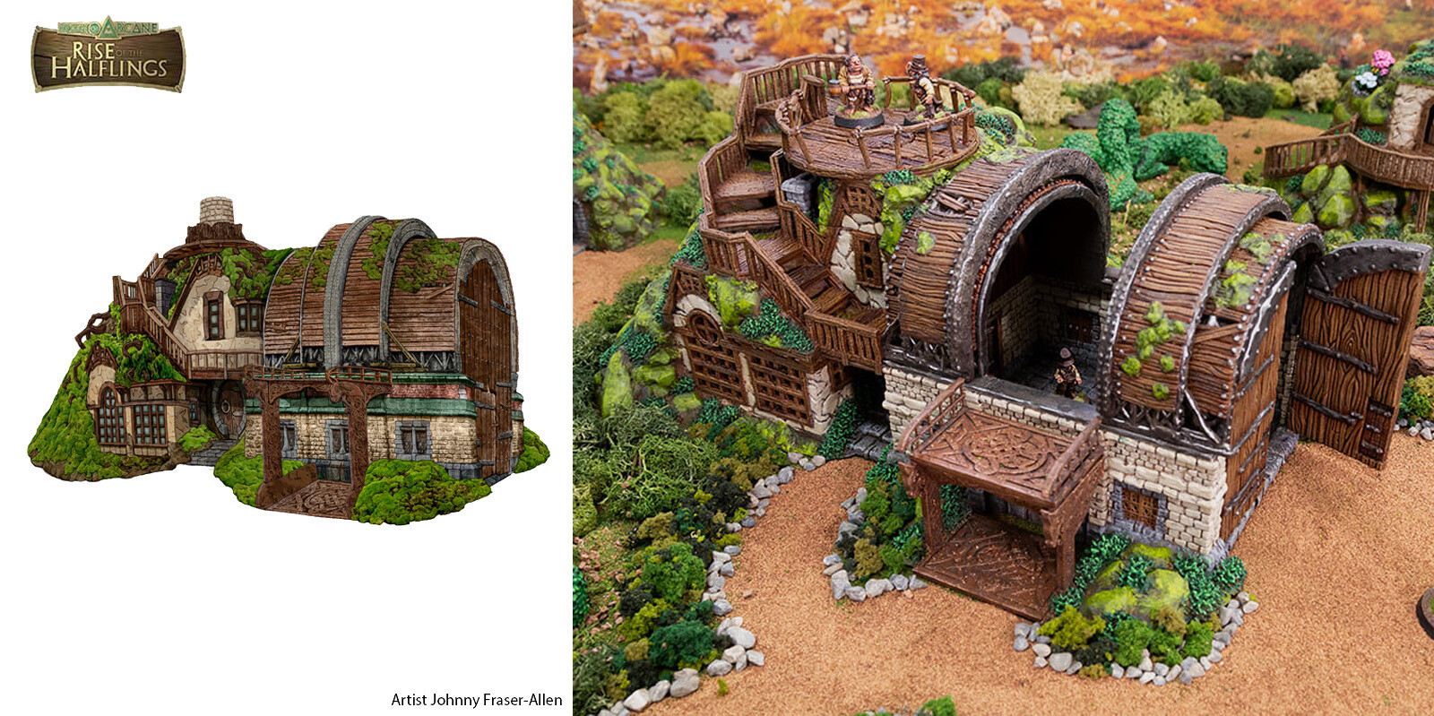 Johnny Fraser-Allen - Rise of the Halflings Buildings