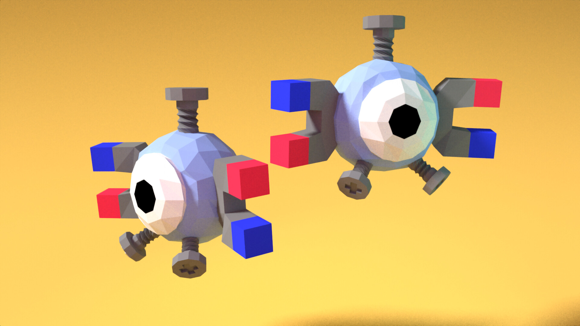 ArtStation - magnemite lowpoly