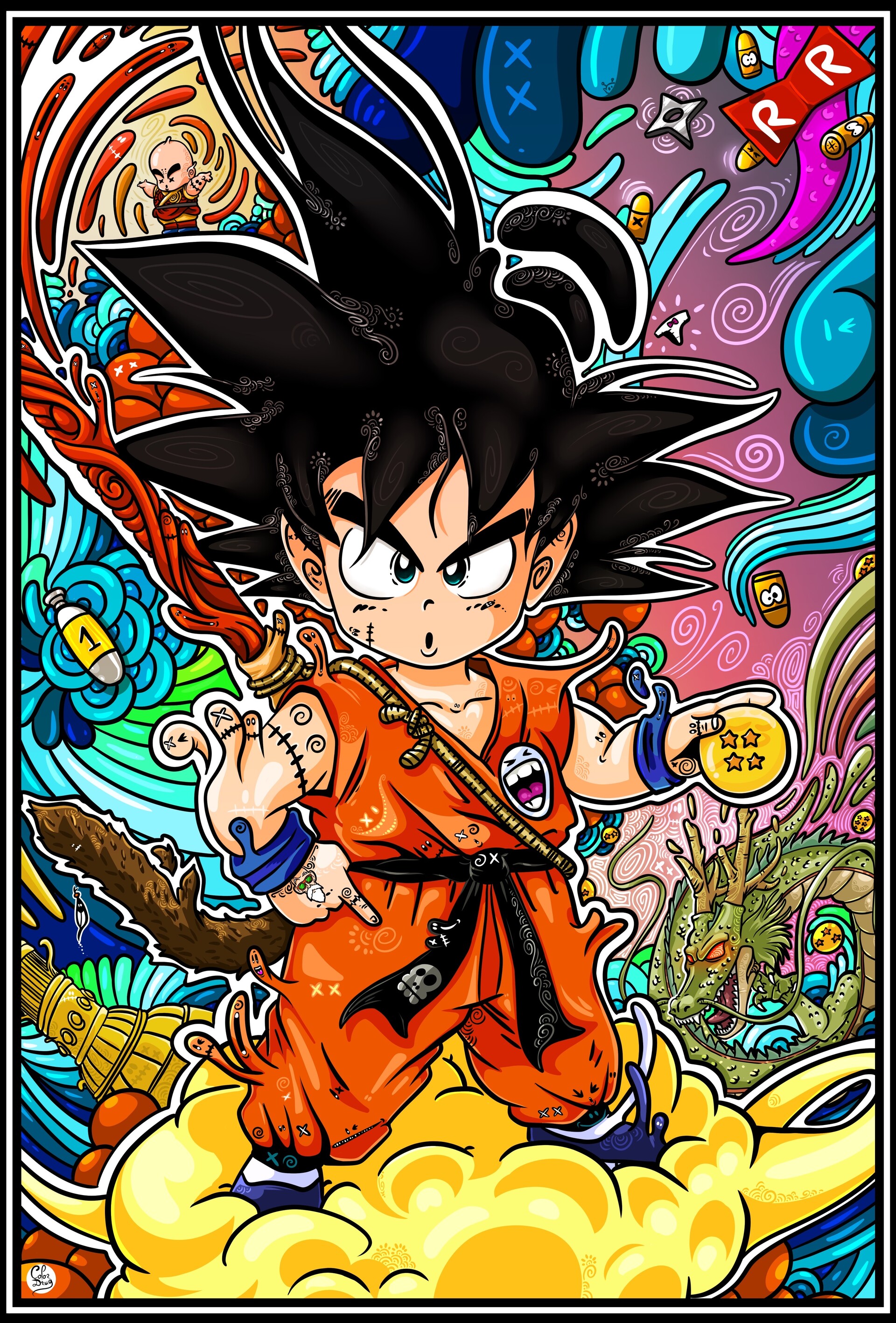 ArtStation - Goku by Michaël Limas