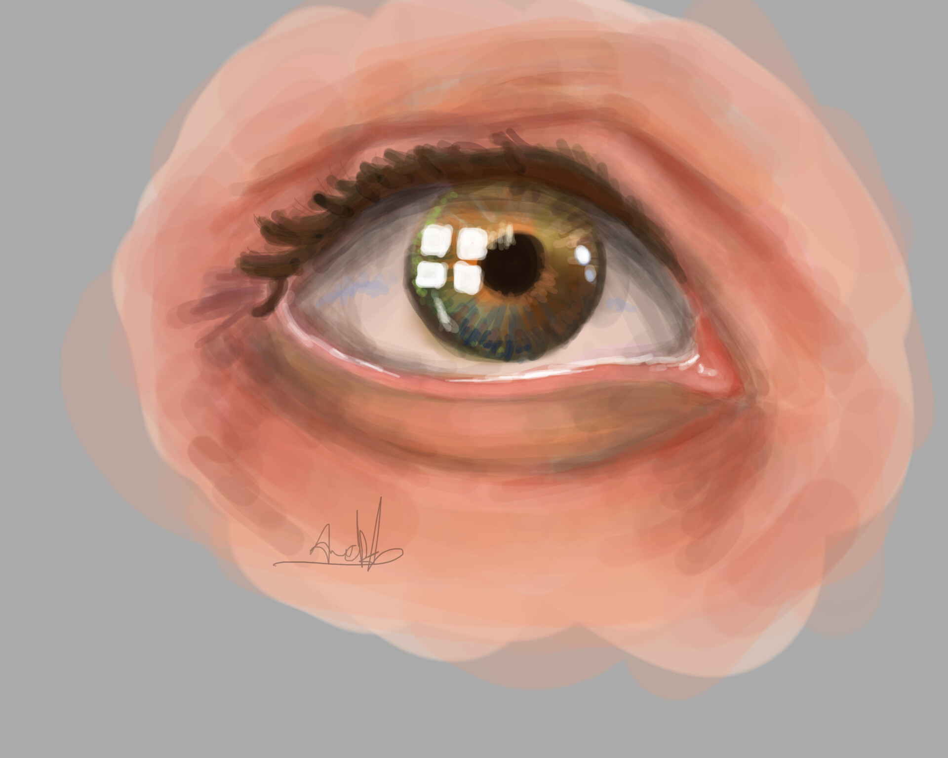 ArtStation - Eyes study