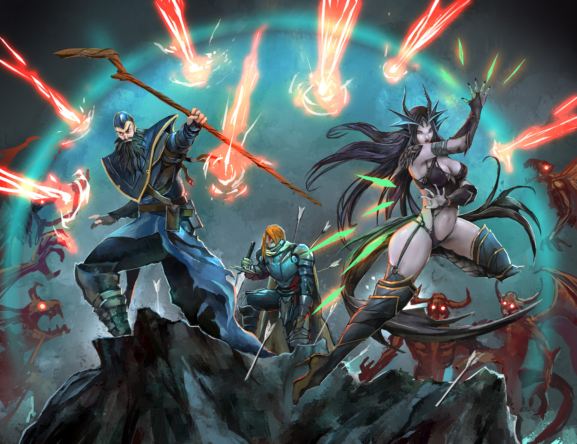 ArtStation - escudo de proteccion, morgana para MYL