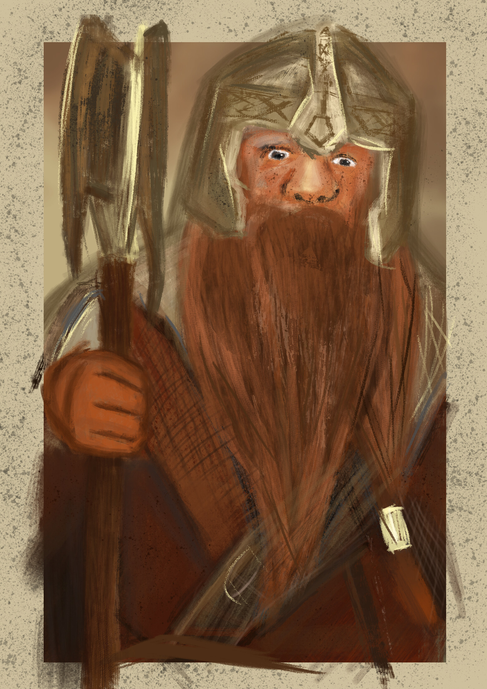 ArtStation - Digital Painting Practice - GIMLI
