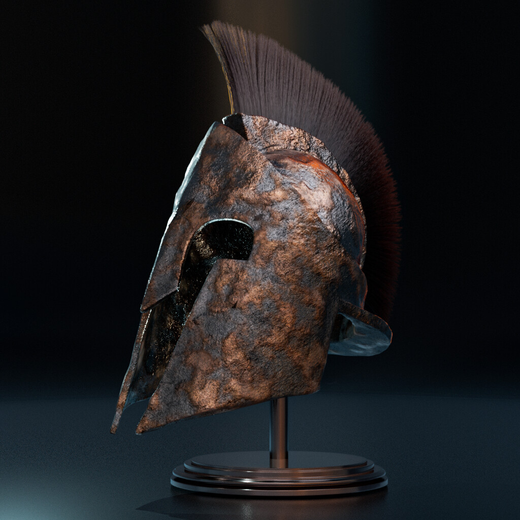 ArtStation - Spartan Helmet