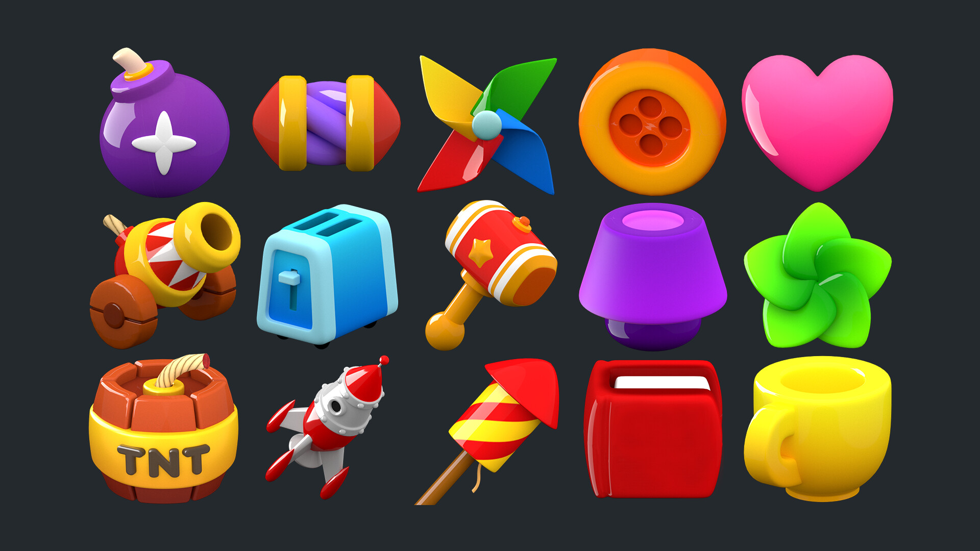 ArtStation - Ingame objects and items