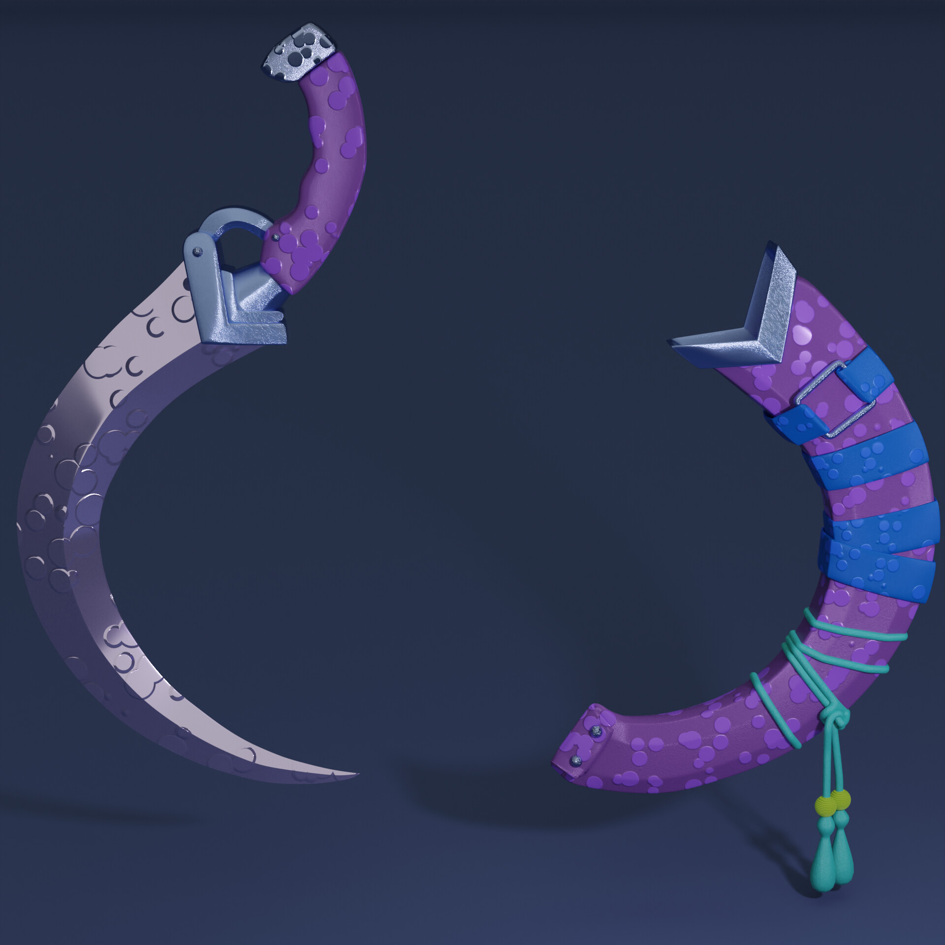 ArtStation - Lilac Cursed Blade