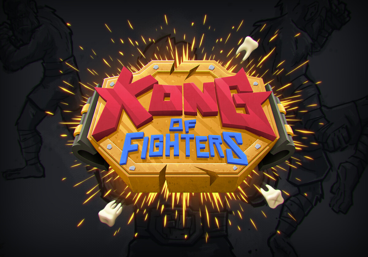 ArtStation - Kong of Fighters game logo design
