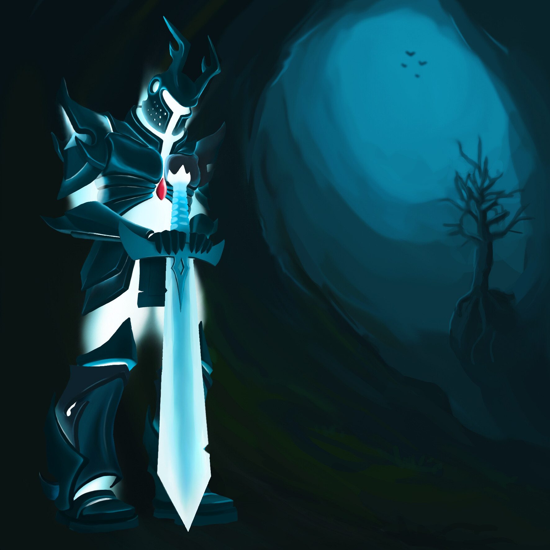 ArtStation - Ghost guardian.