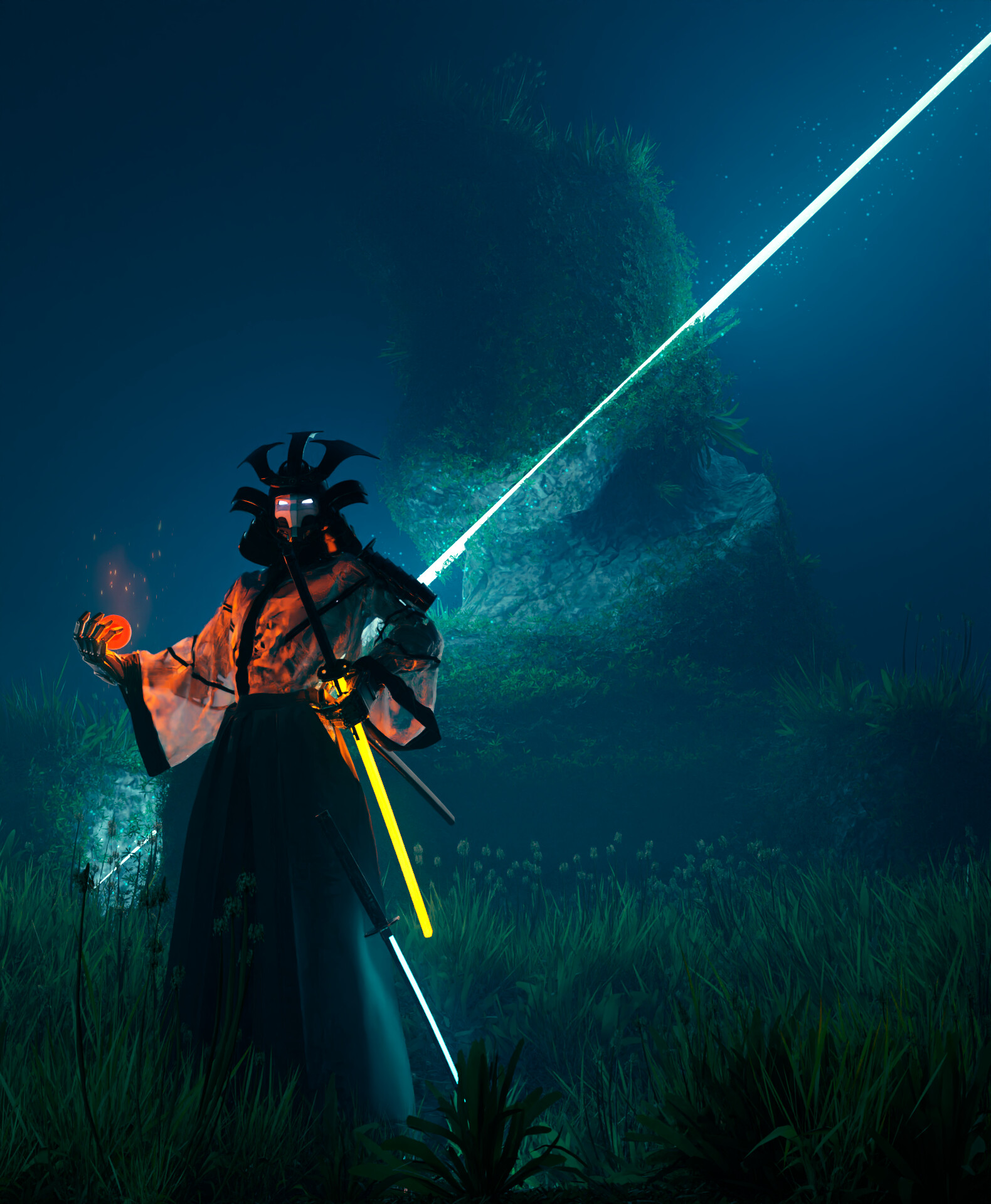 ArtStation - fantasy art work. the robot is taken from sketchhab ...