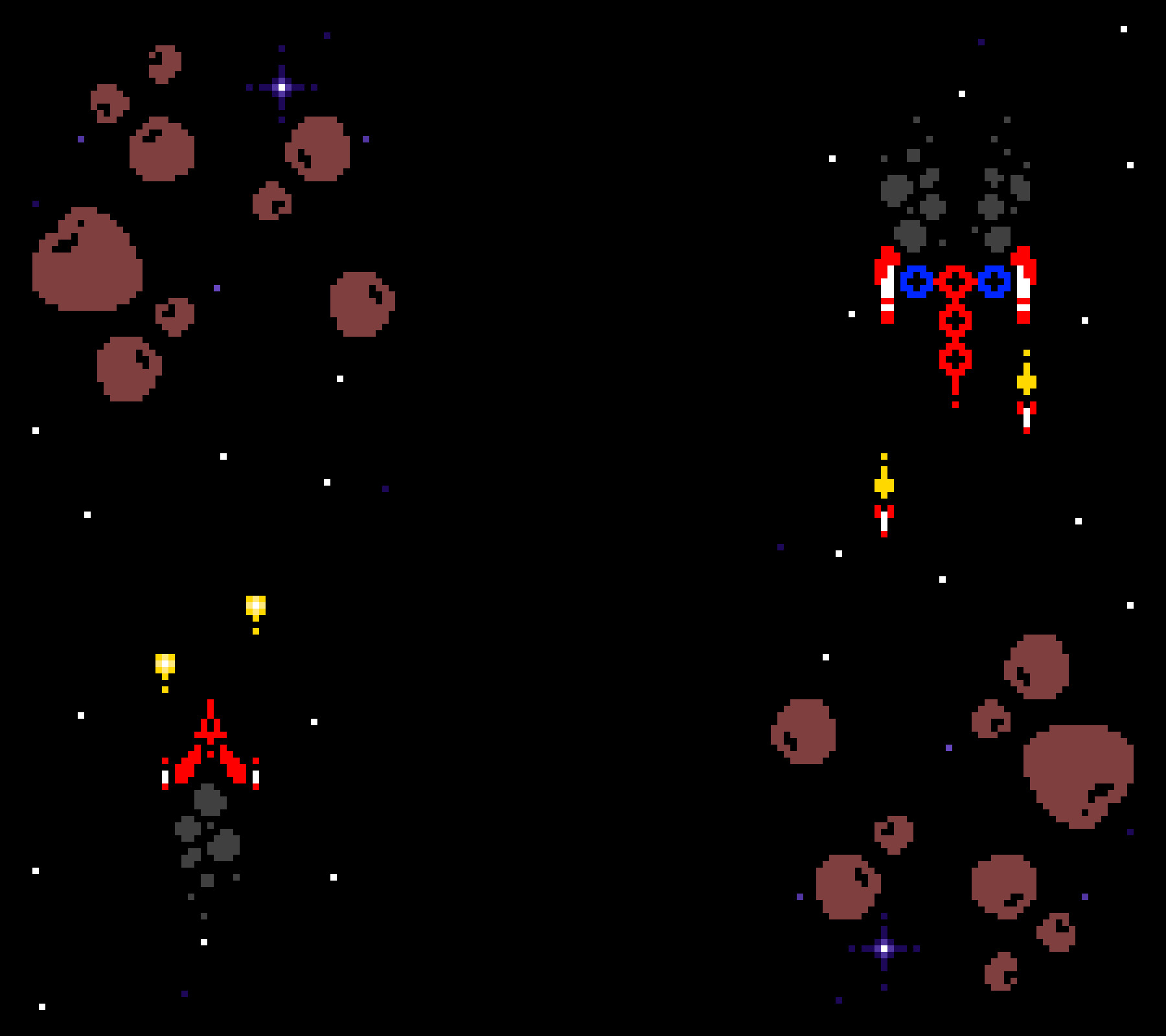 ArtStation - Pixel Art - Space Shooter
