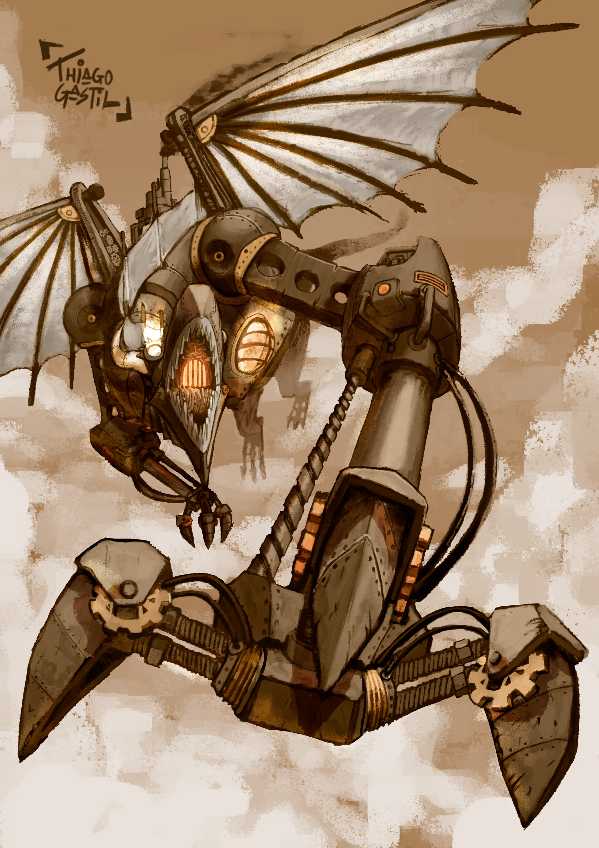 ArtStation - Dragon Steampunk Challenge