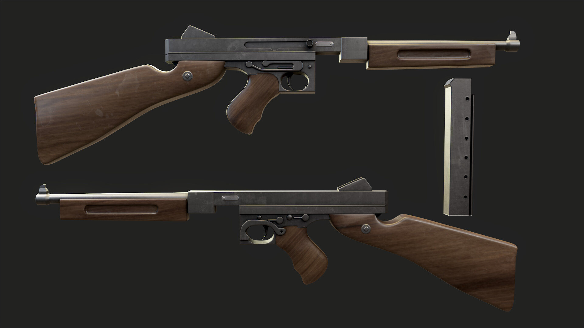 ArtStation - Thompson M1A1