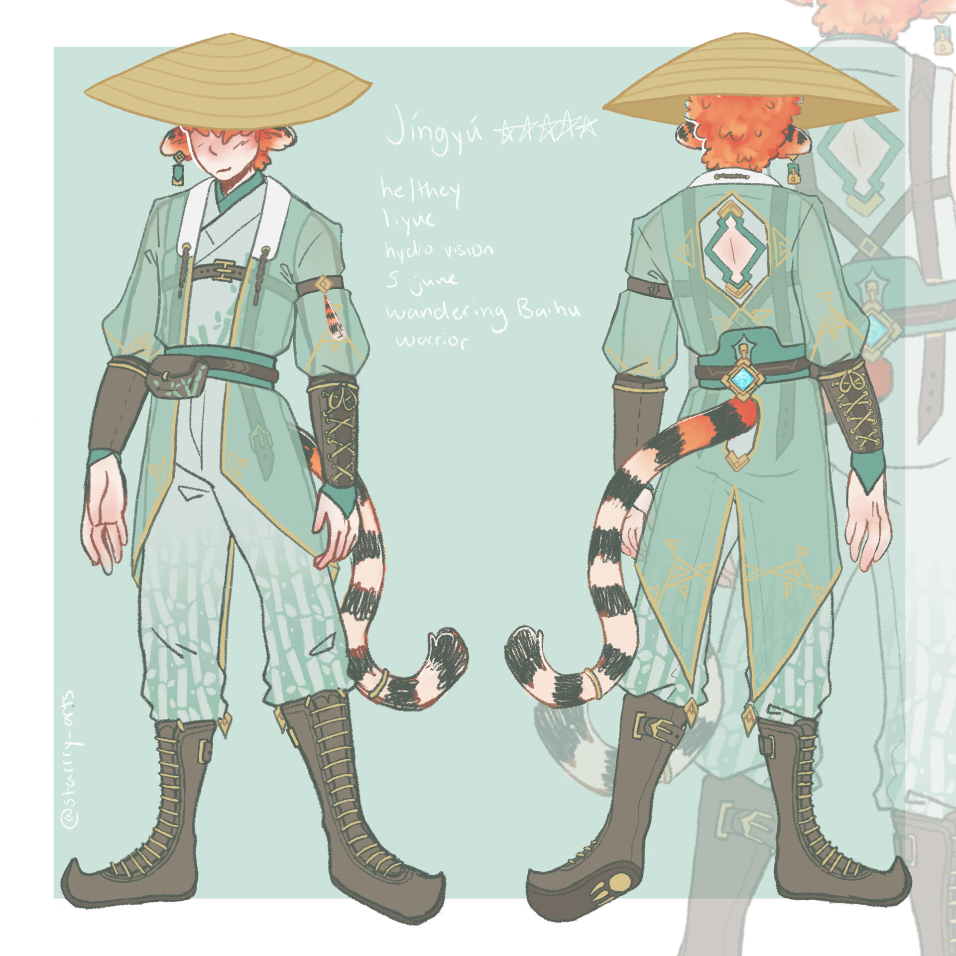 ArtStation - Jìngyù - Genshin Impact Fan Character