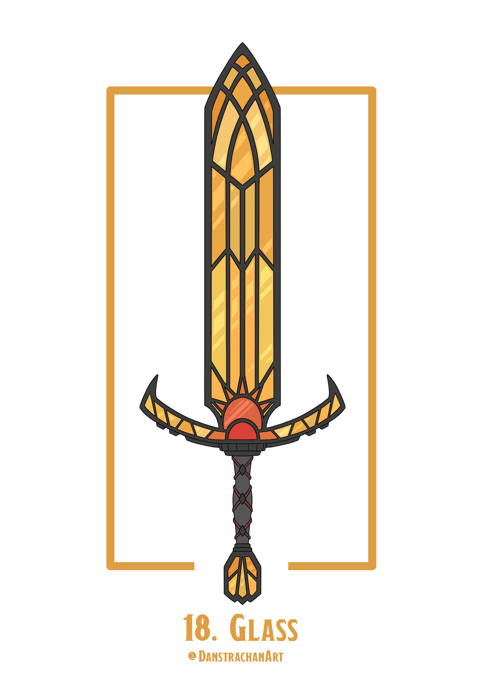 Daniel Strachan - Swordtember 2022 - A Month of Sword Designs