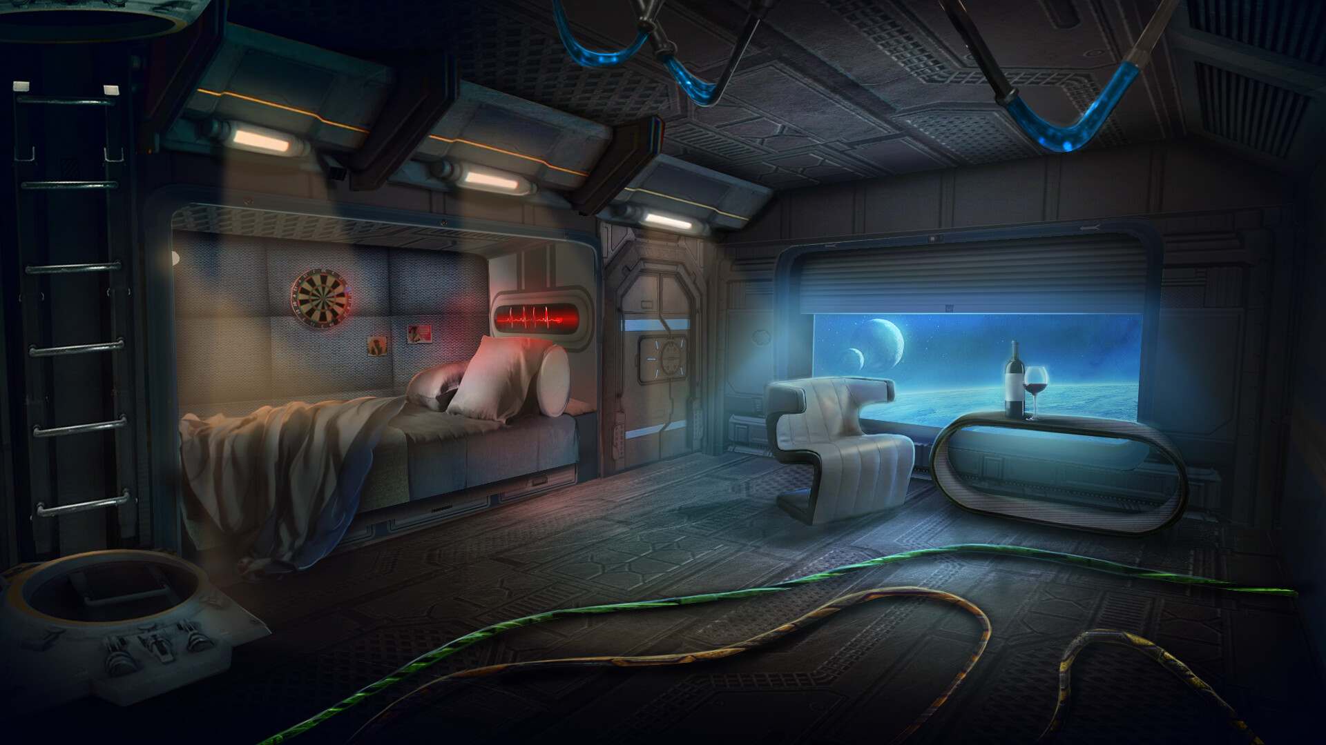 Sci Fi Room Concept Art