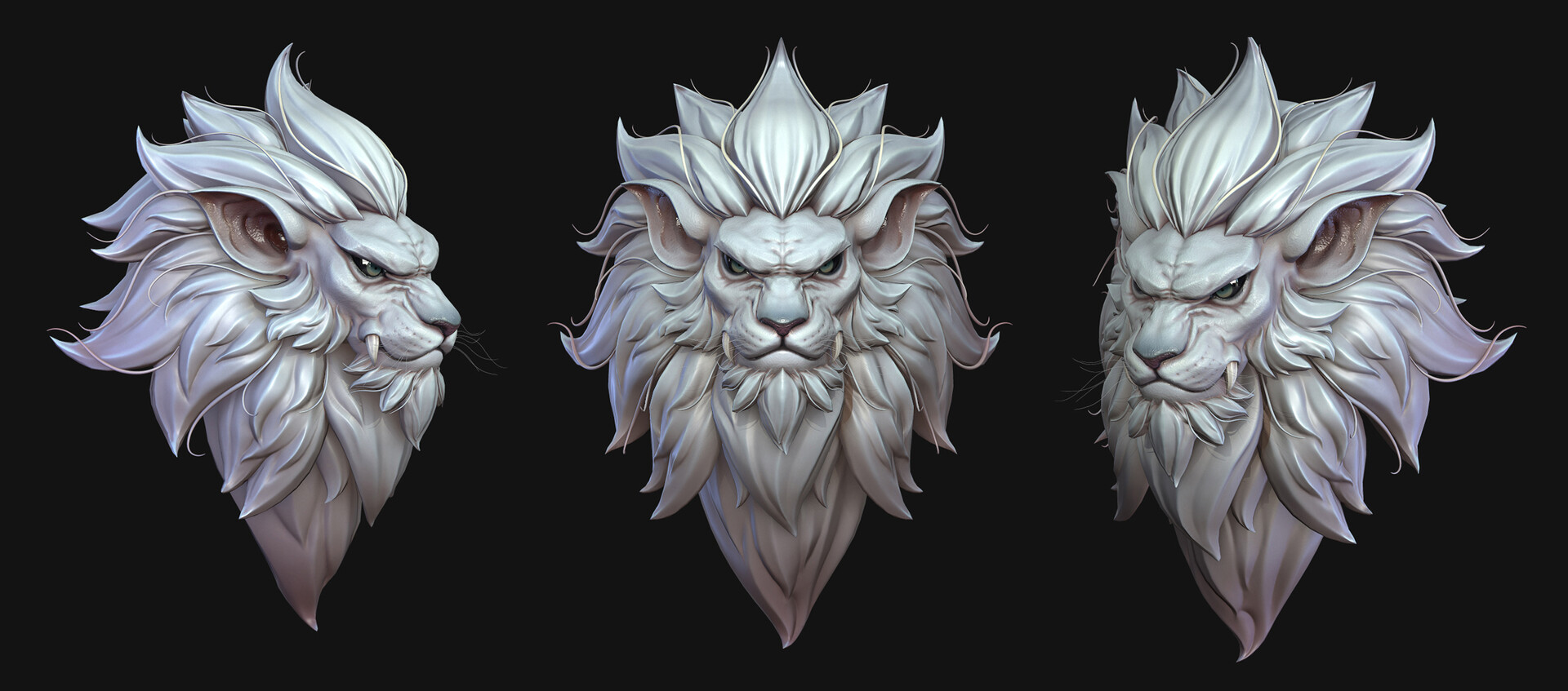 ArtStation - Lion head
