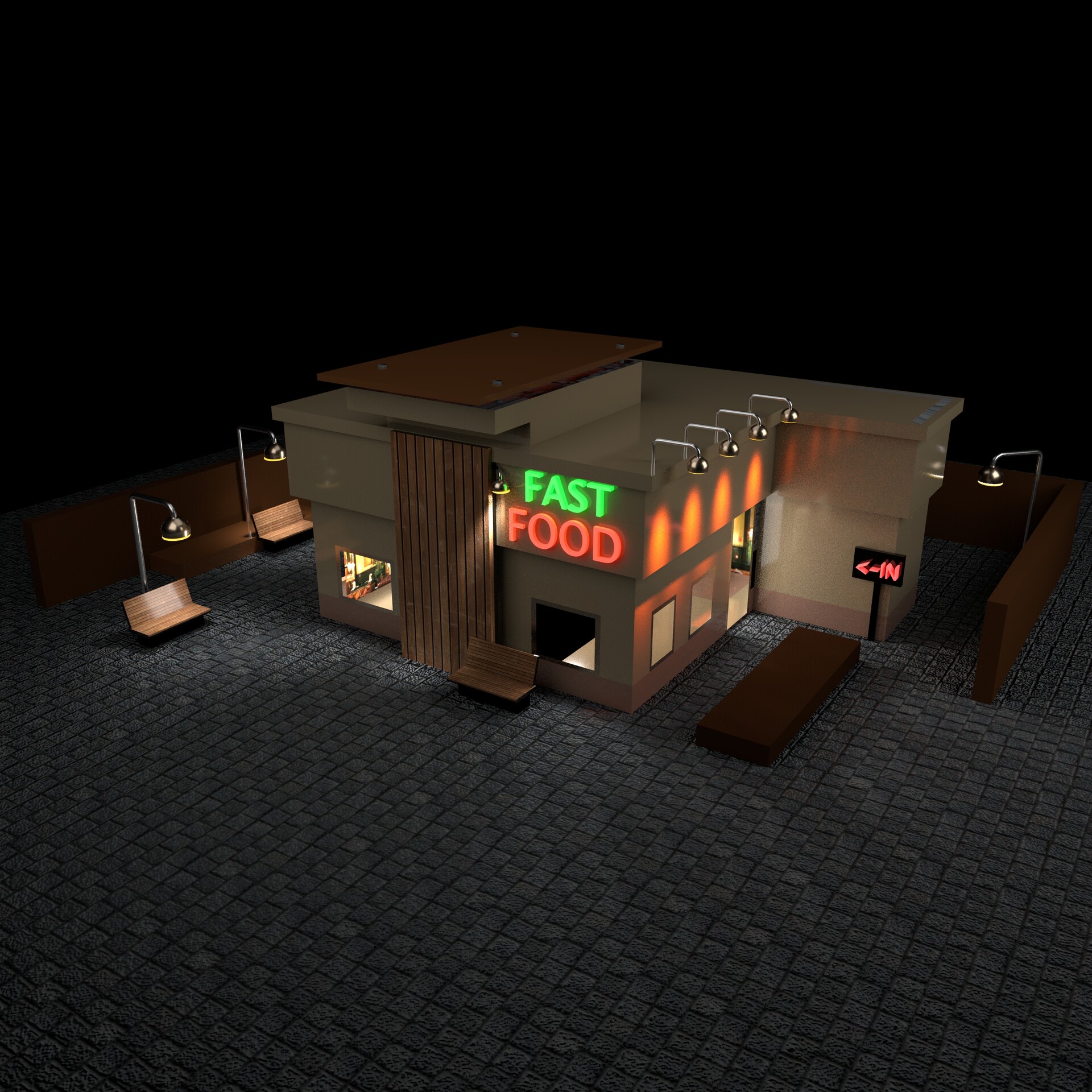 ArtStation - Hotel 3d model