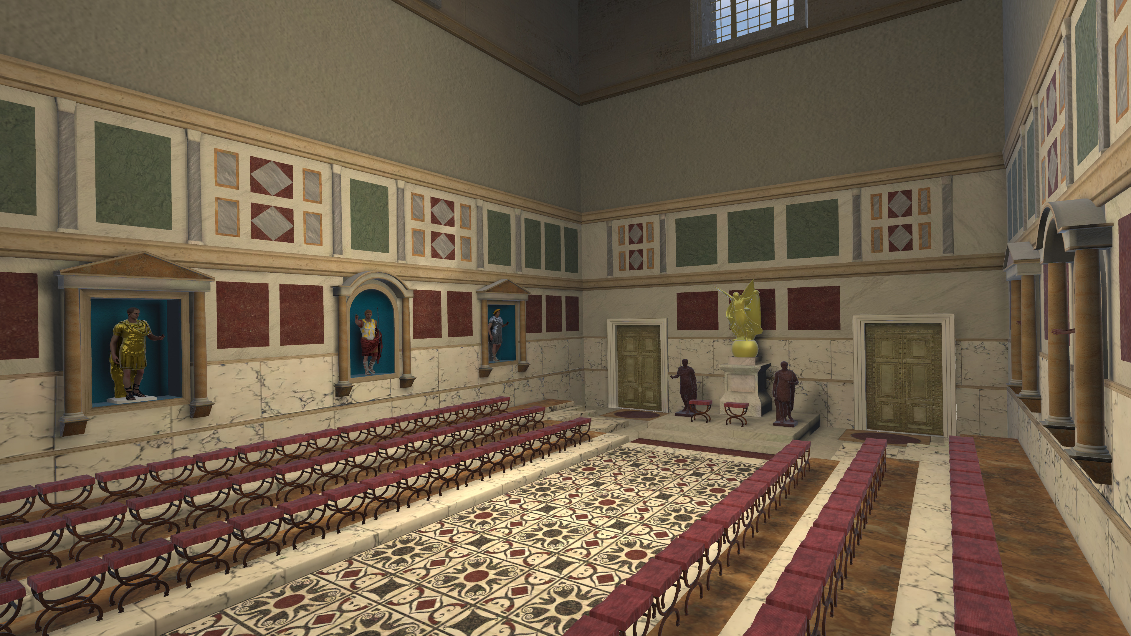 Roman Senate Building Interior
