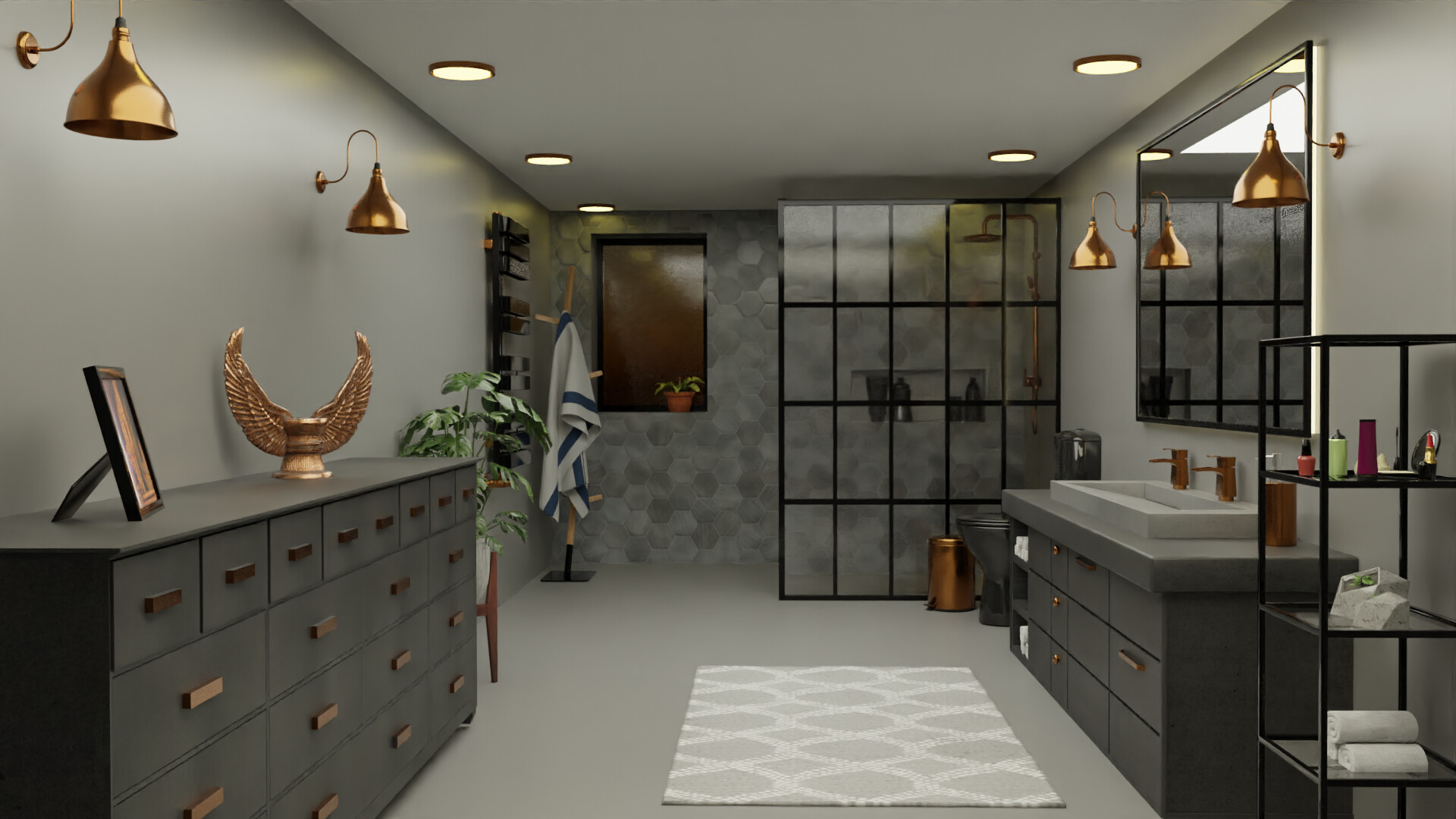 ArtStation - Bathroom Interior Design