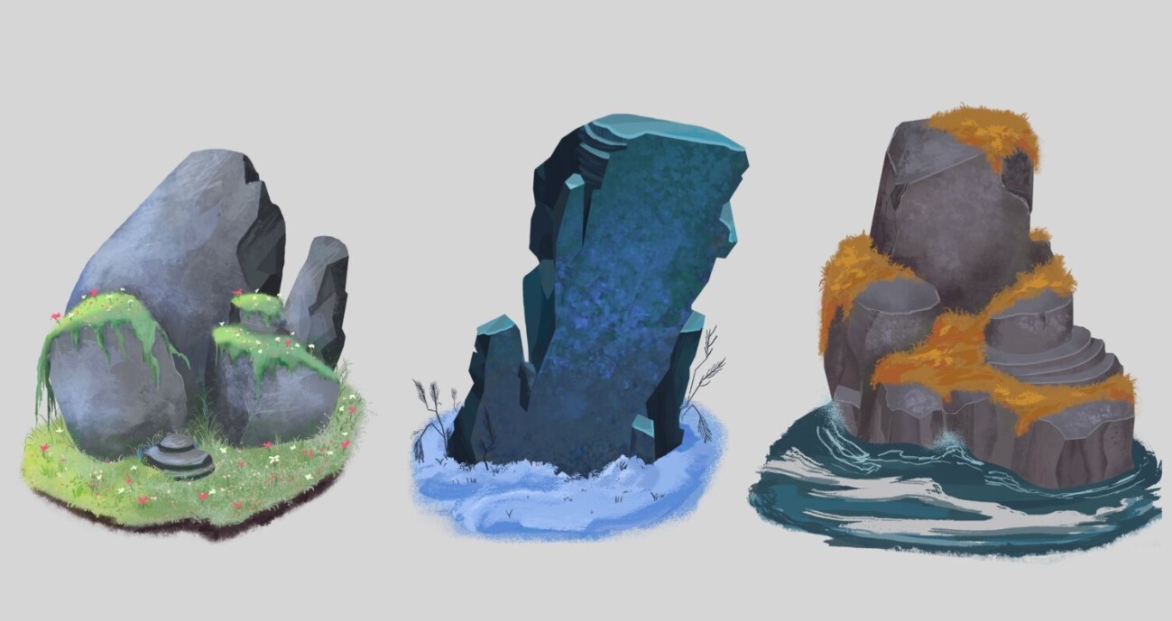 ArtStation - Rock Concepts