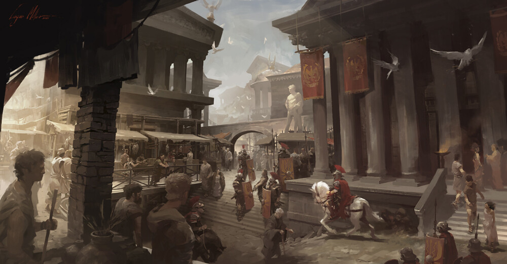 ArtStation - Rome Street Market