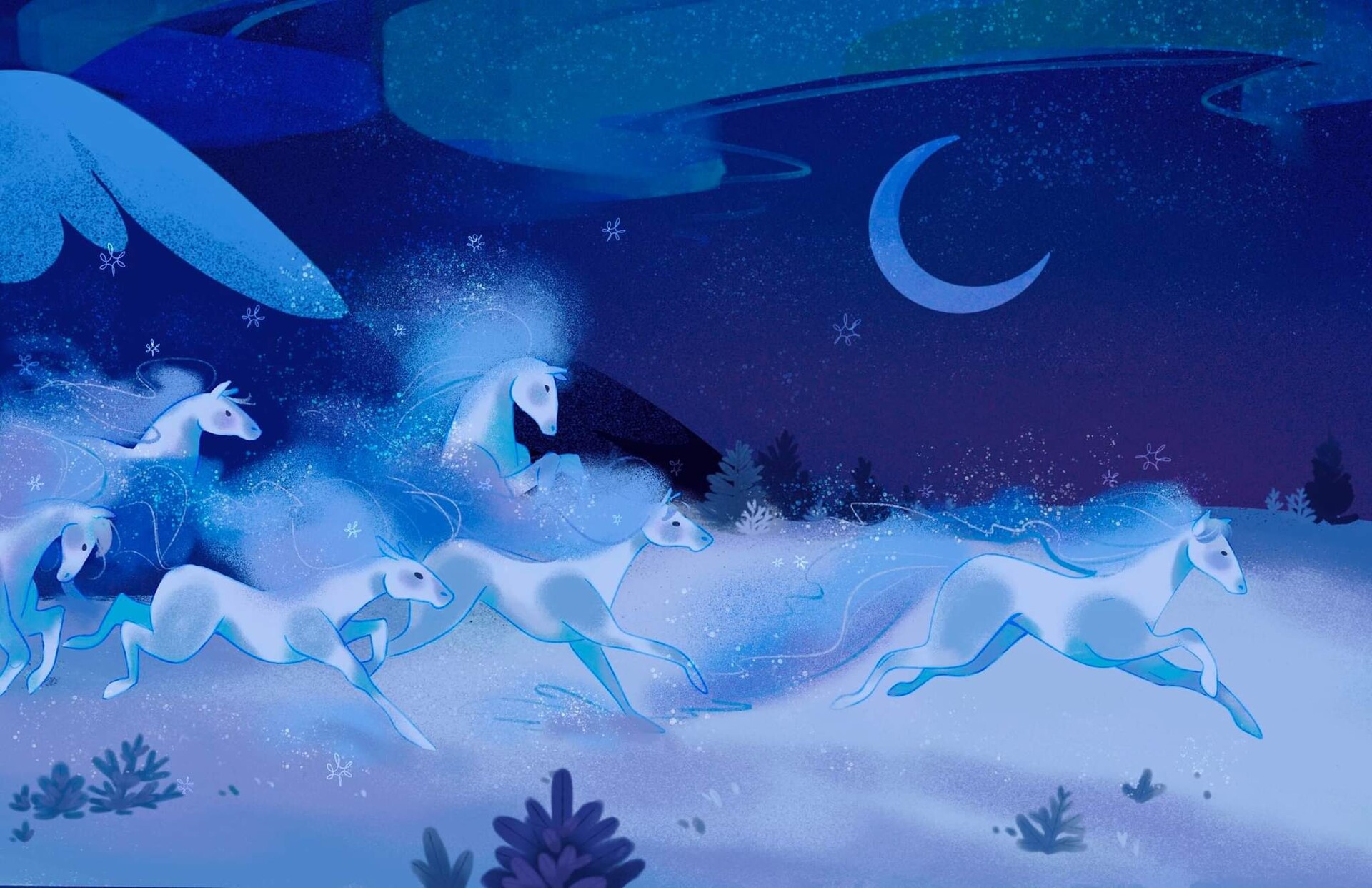 ArtStation - winter colts