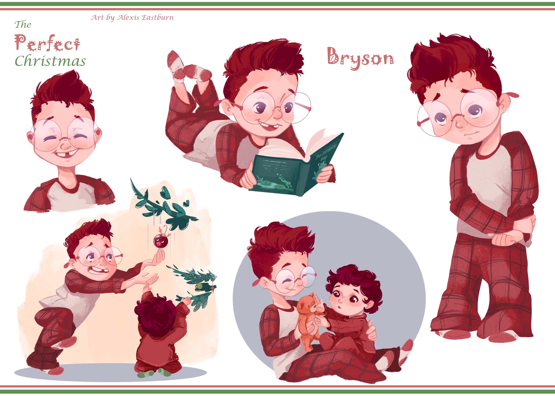 ArtStation - Perfect Christmas character sheets part 1