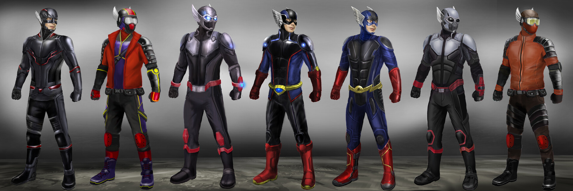 ArtStation - Fan Art Gundala dengan variasi kostum