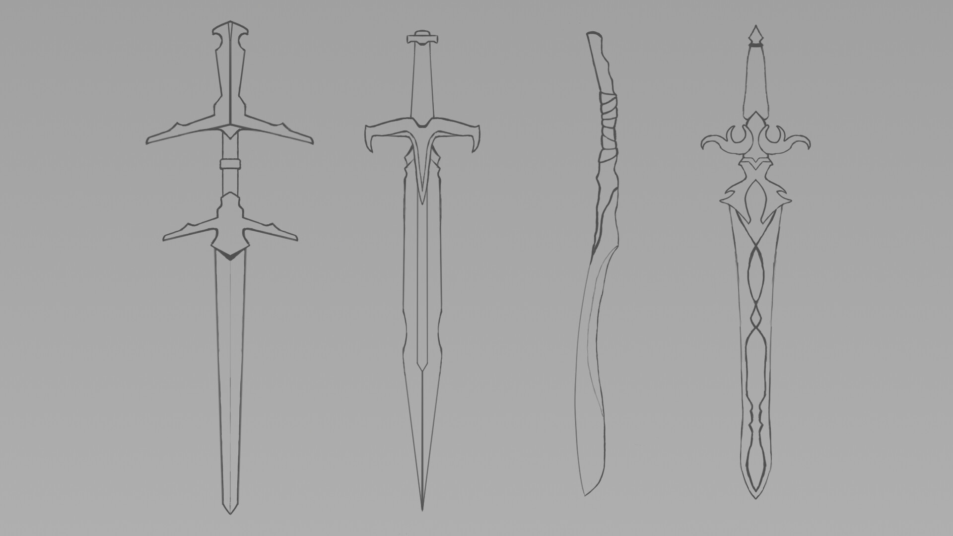ArtStation - 2D Sword Prop Design