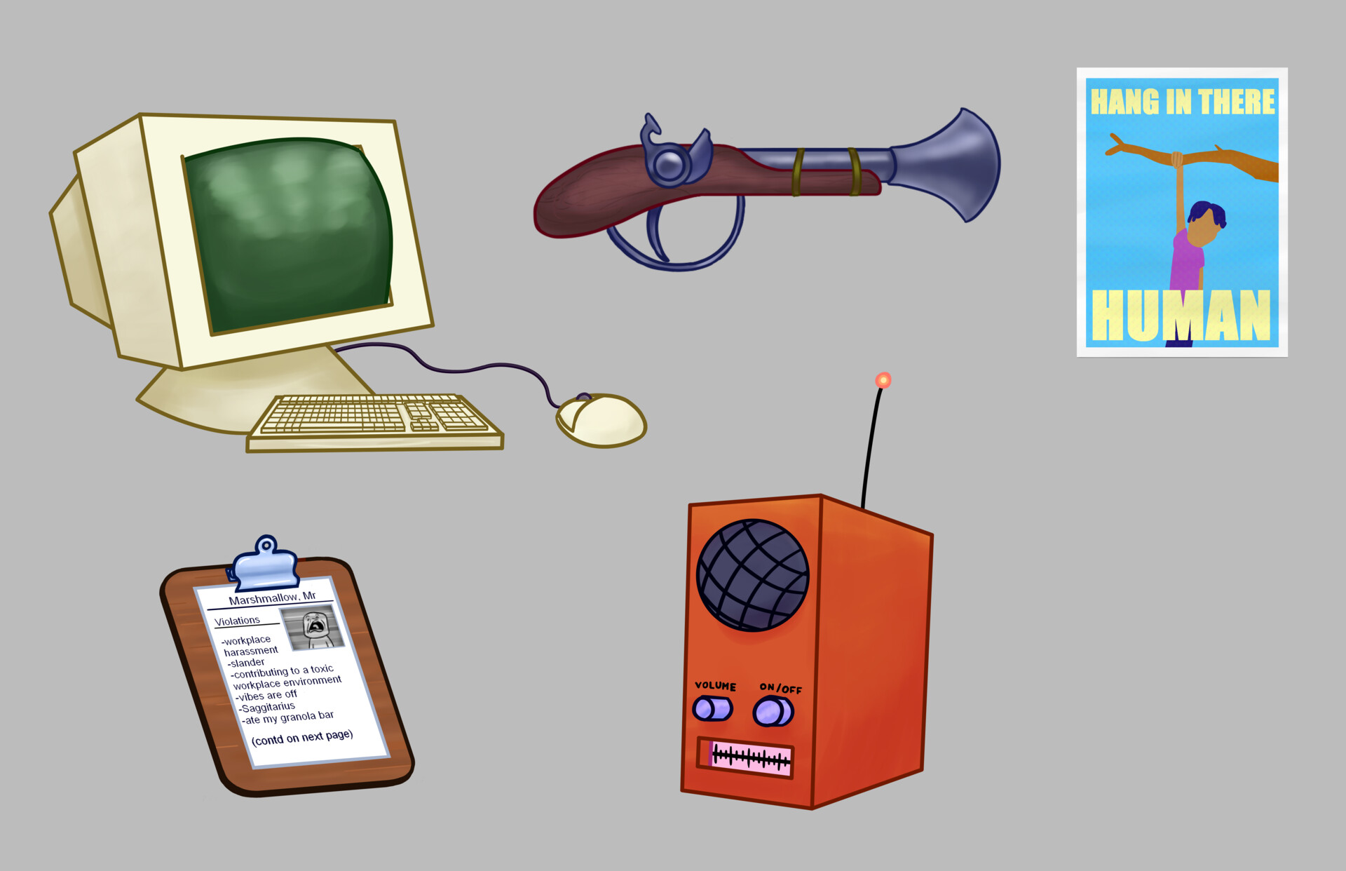 ArtStation - Office Props