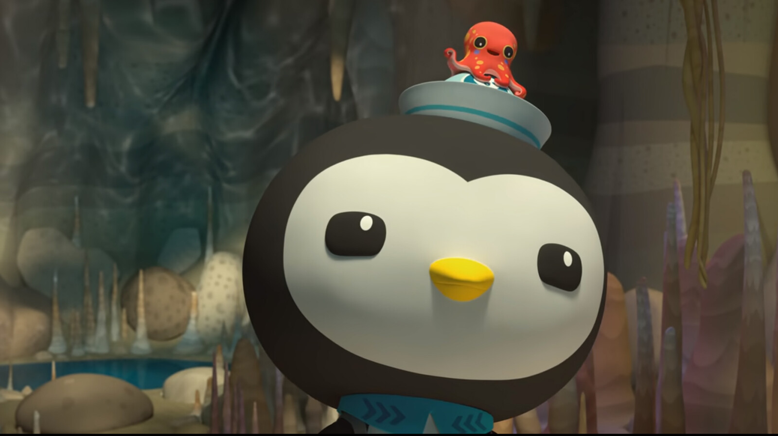 Myke Sutherland - Octonauts movie. Art Direction on 'Caves of Sac Actun'.