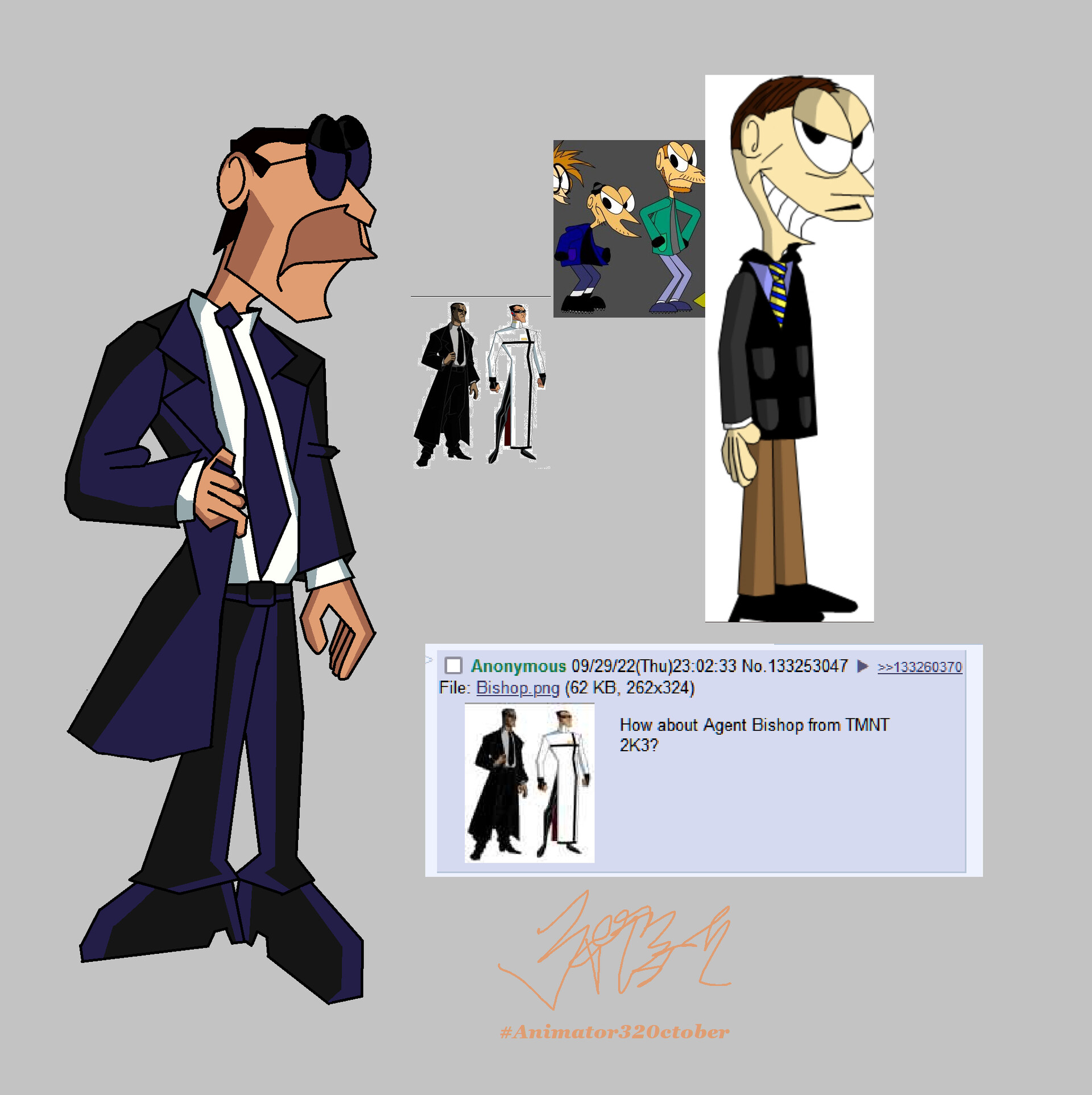 ArtStation - Cartoonmania redraw #Animator320ctober