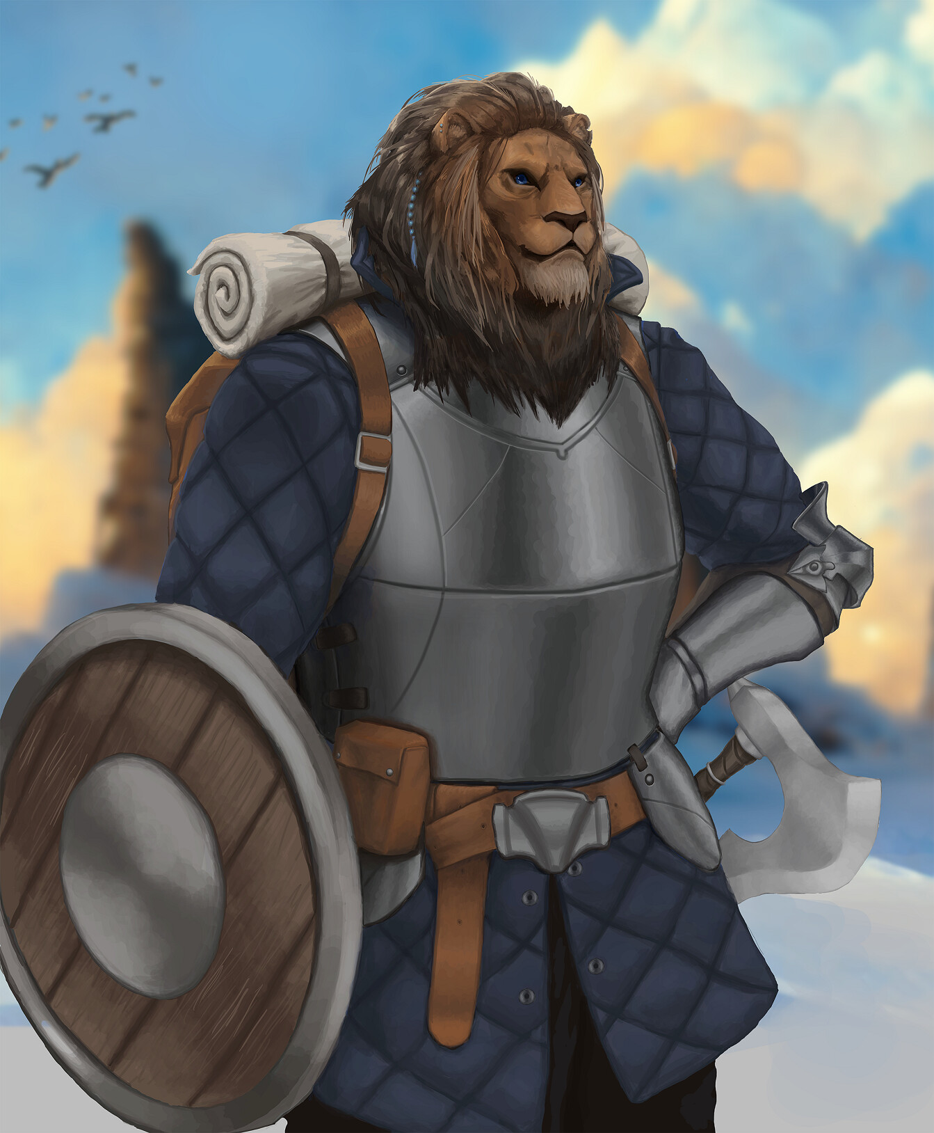 ArtStation - Leonin Adventurer