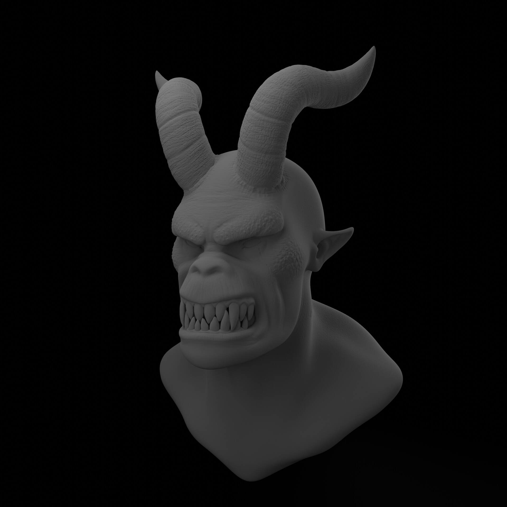 ArtStation - Demon Bust