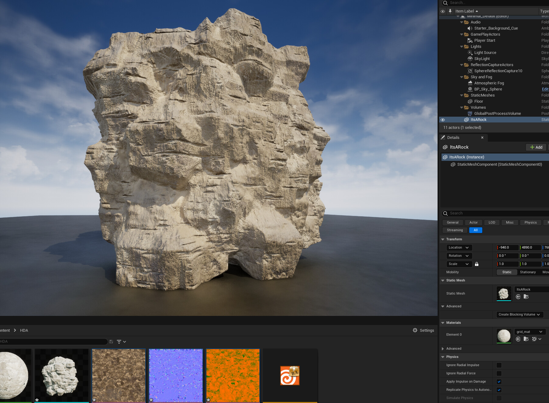 ArtStation - Houdini: Rock