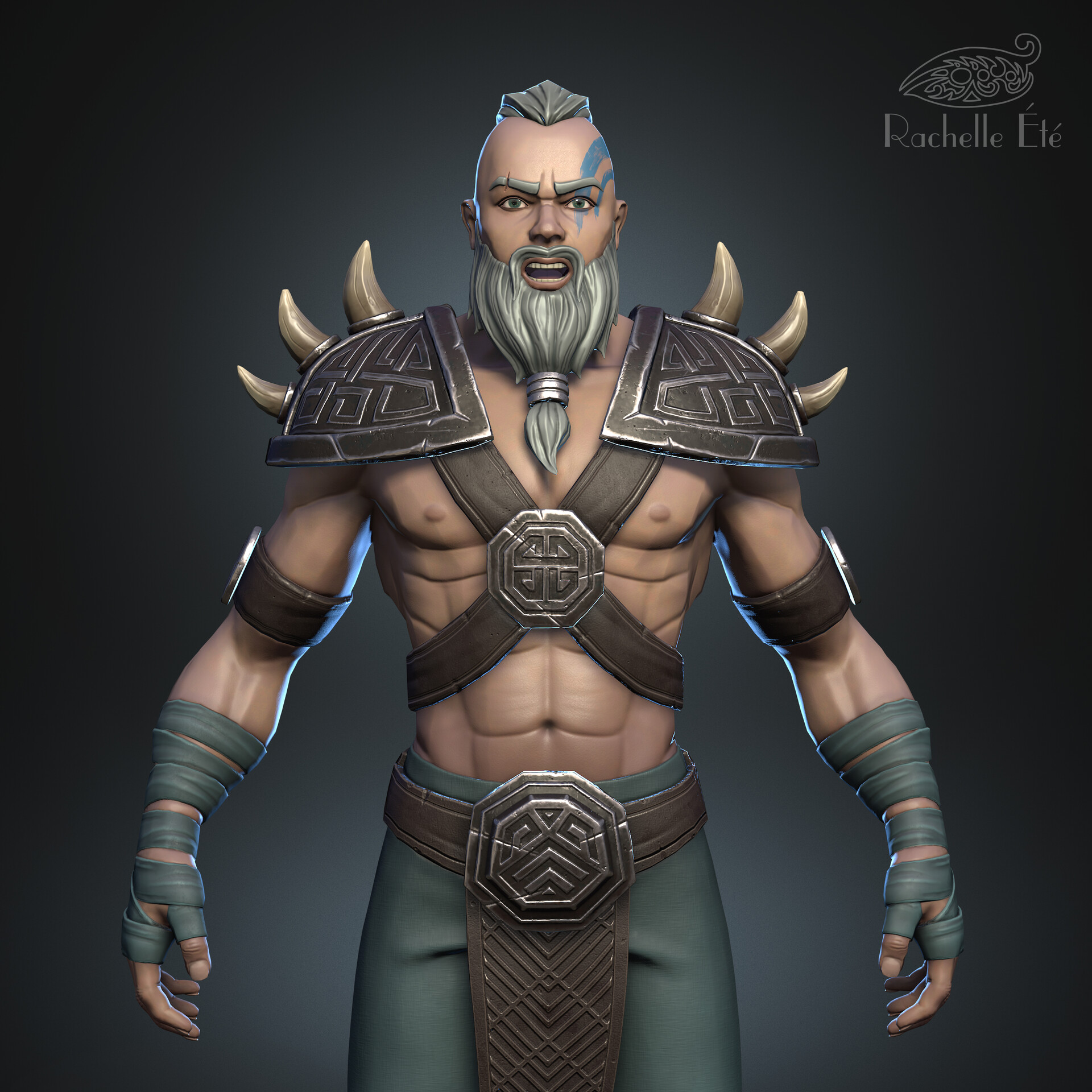 ArtStation - Stylized character Viking - XYZ school
