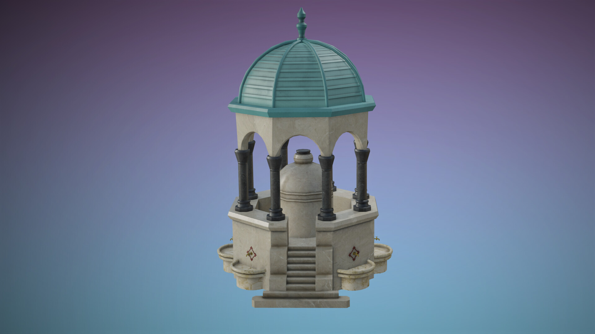 ArtStation - Tomb Fountain