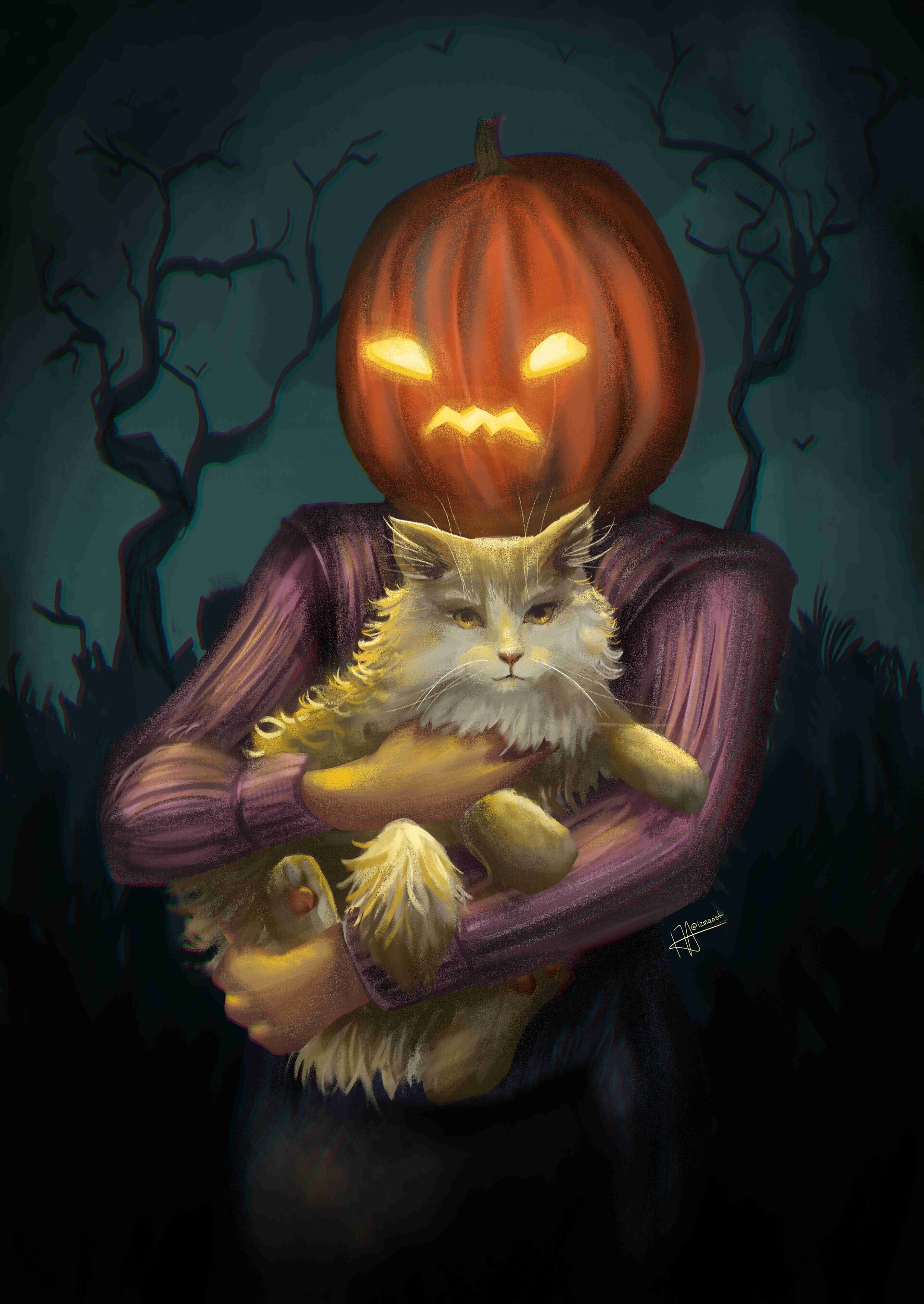 ArtStation - Anxiety Pumpkin