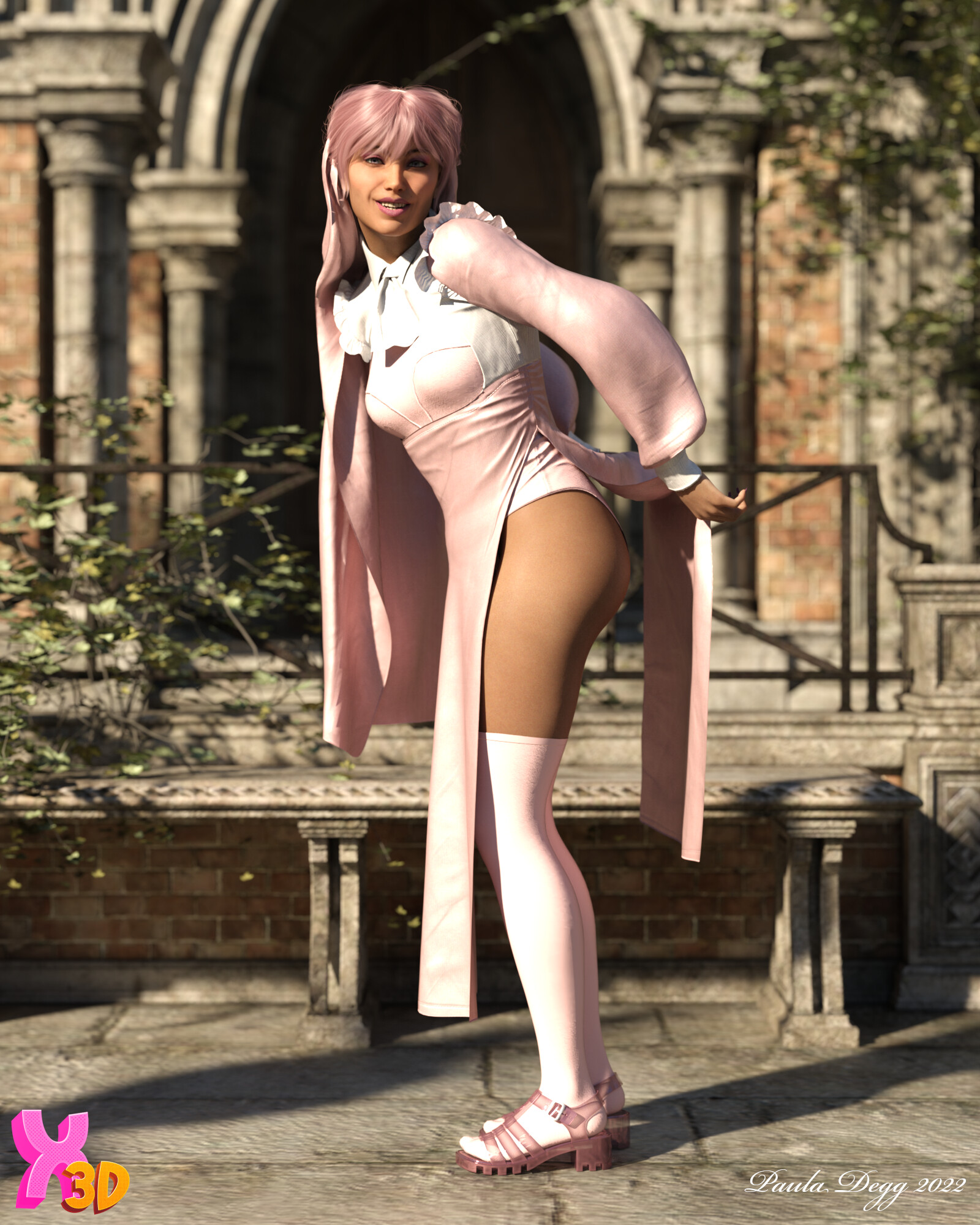 Xtreme3D Studio - Cosplay Costume dforce for G8F/G8.1F by Fefecoolyellow