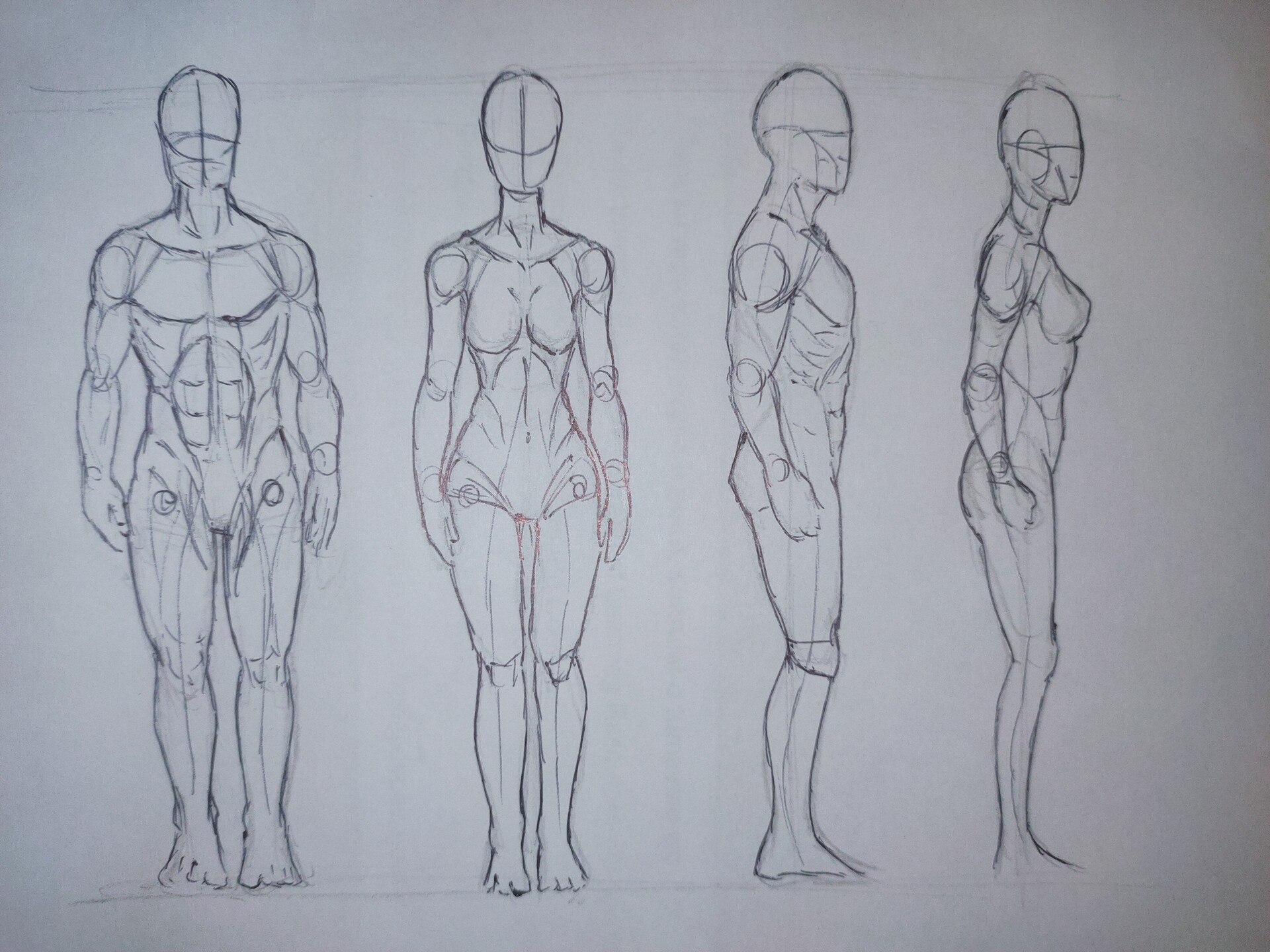 ArtStation - Posture study