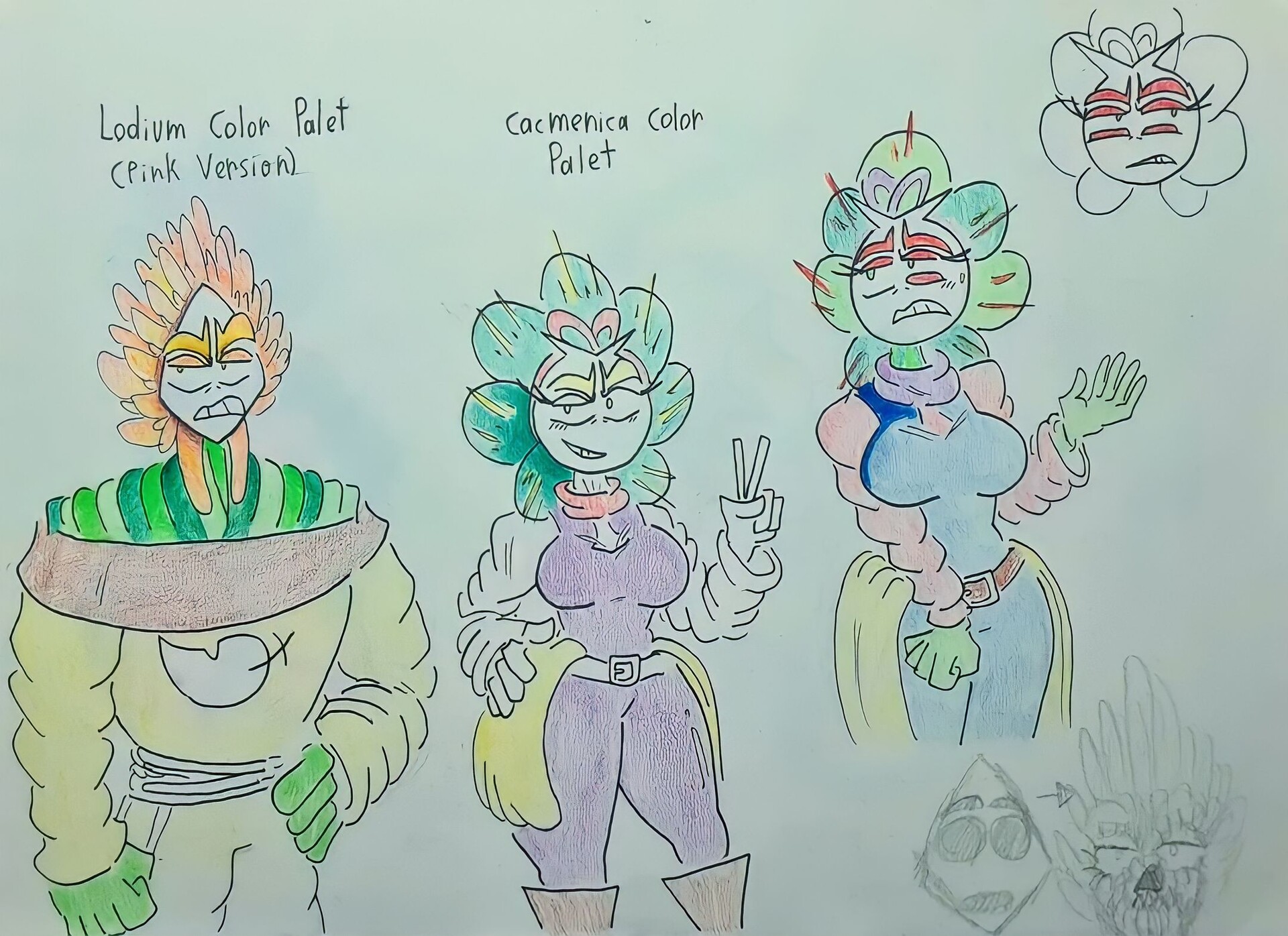 ArtStation - Colour Design for KoH Characters - Lodium and Cacmenica