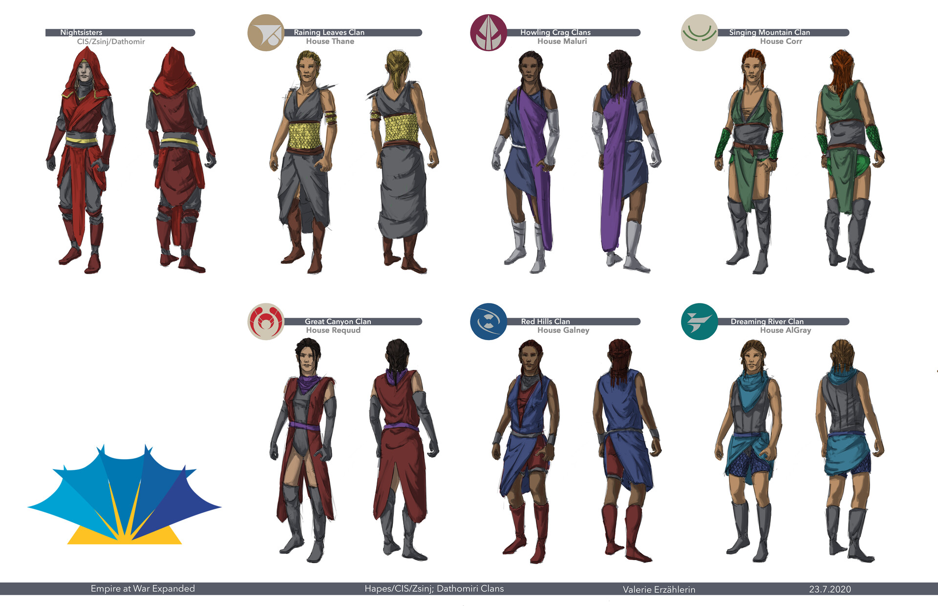 ArtStation - Dathomiri Witches (EAWX Concept Art, Hapan Infantry)