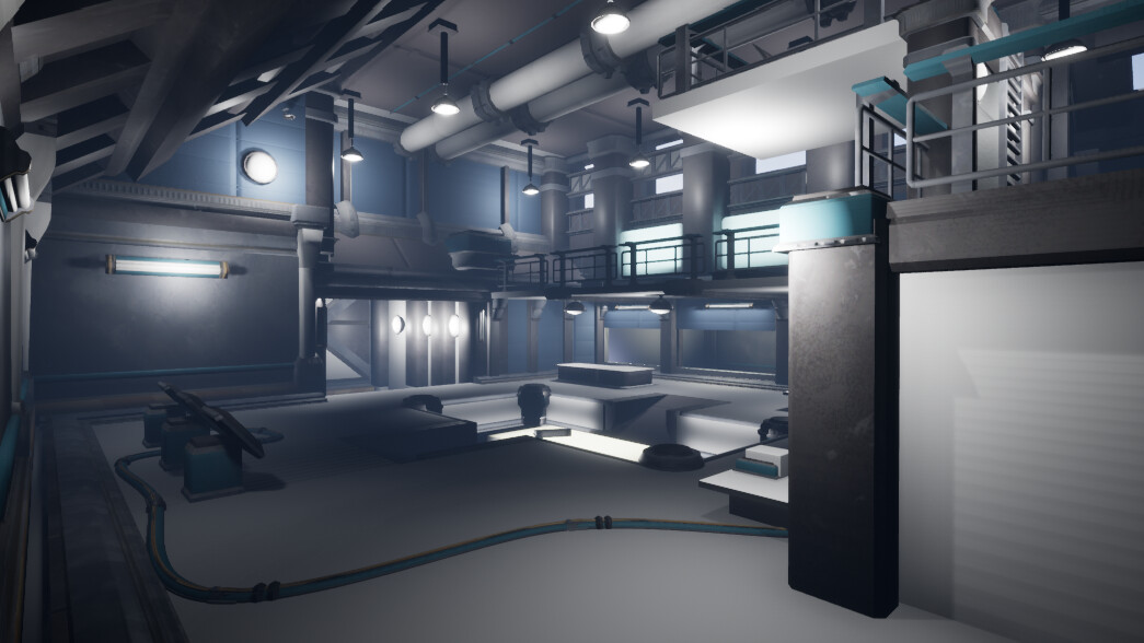 ArtStation - Sci Fi Lab Environment