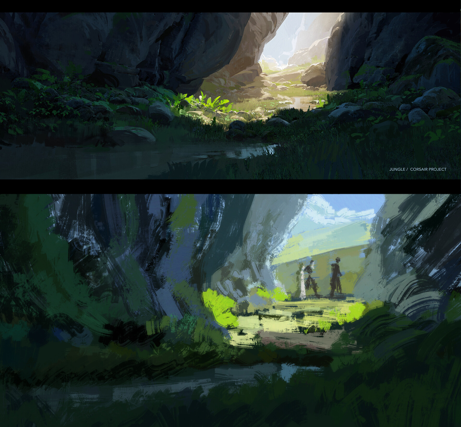 Berry Mochel - Colour study and Stone Forest